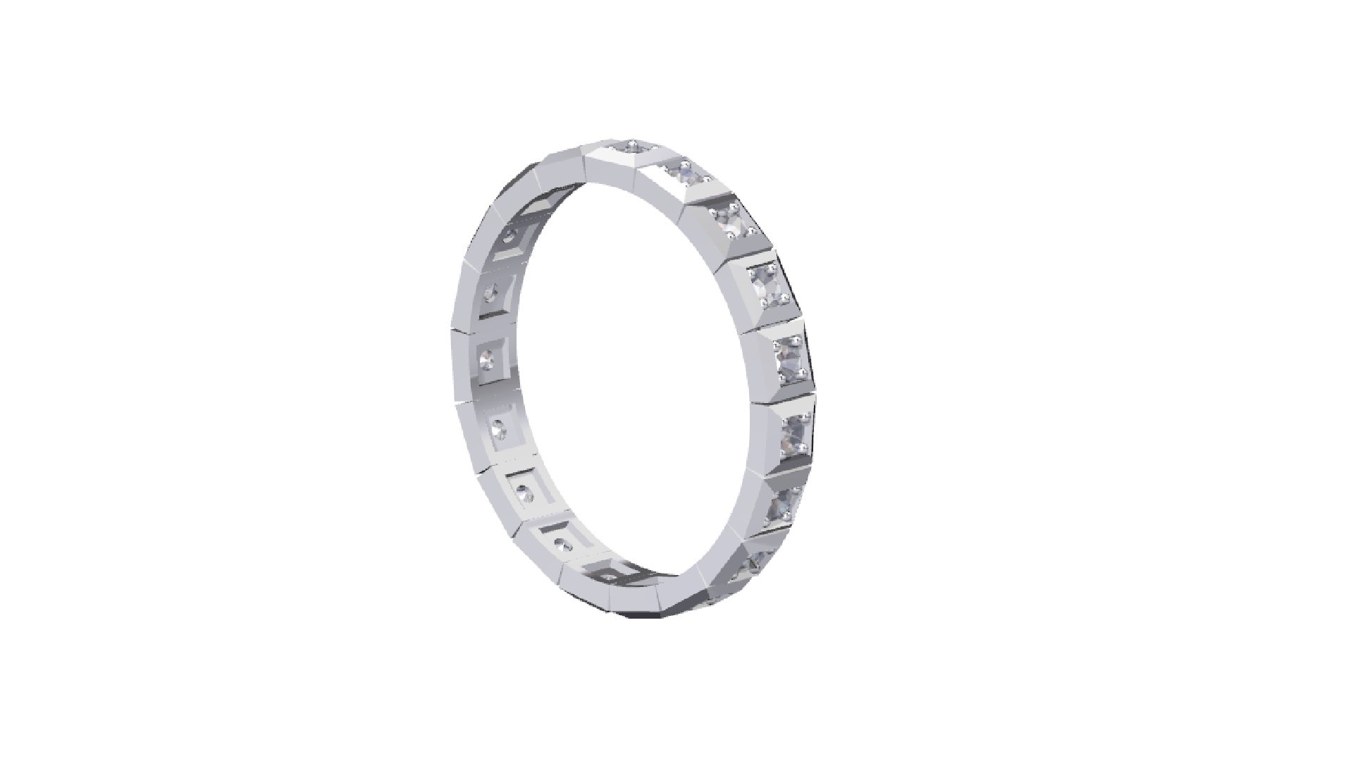 Square Brick Ring 3D Model - TurboSquid 2276637