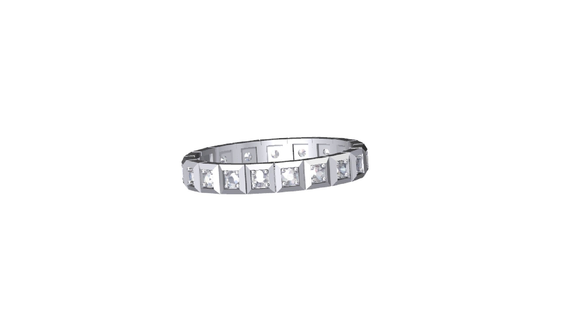 Square Brick Ring 3D Model - TurboSquid 2276637