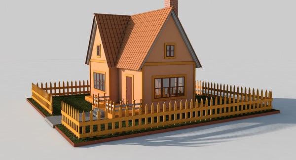 3D cartoon house - TurboSquid 1572541
