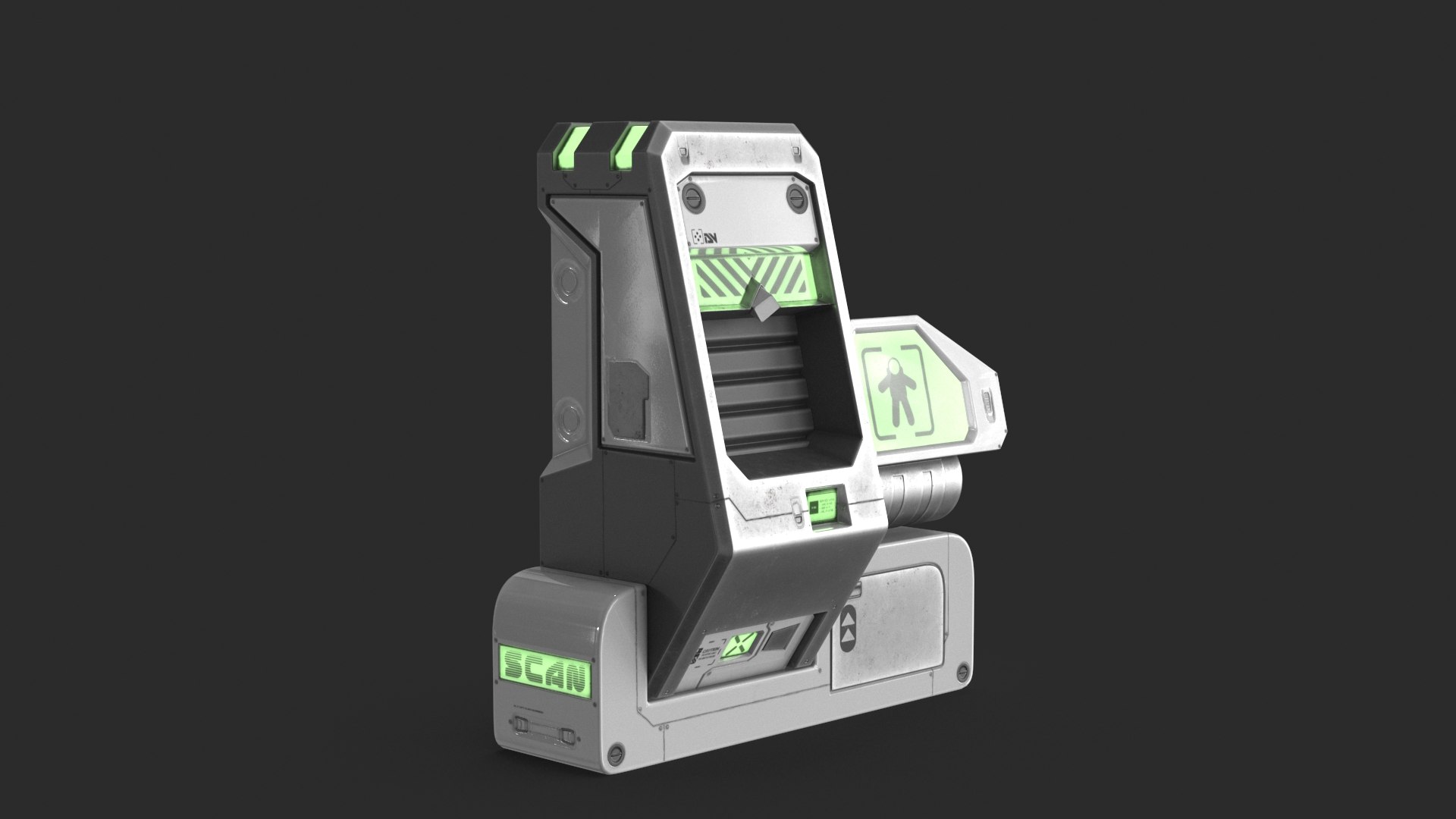 Sci Fi Scanner Display V3 3D Model - TurboSquid 2109228