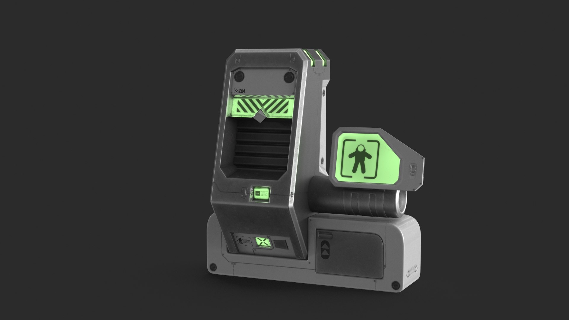 Sci Fi Scanner Display V3 3D Model - TurboSquid 2109228