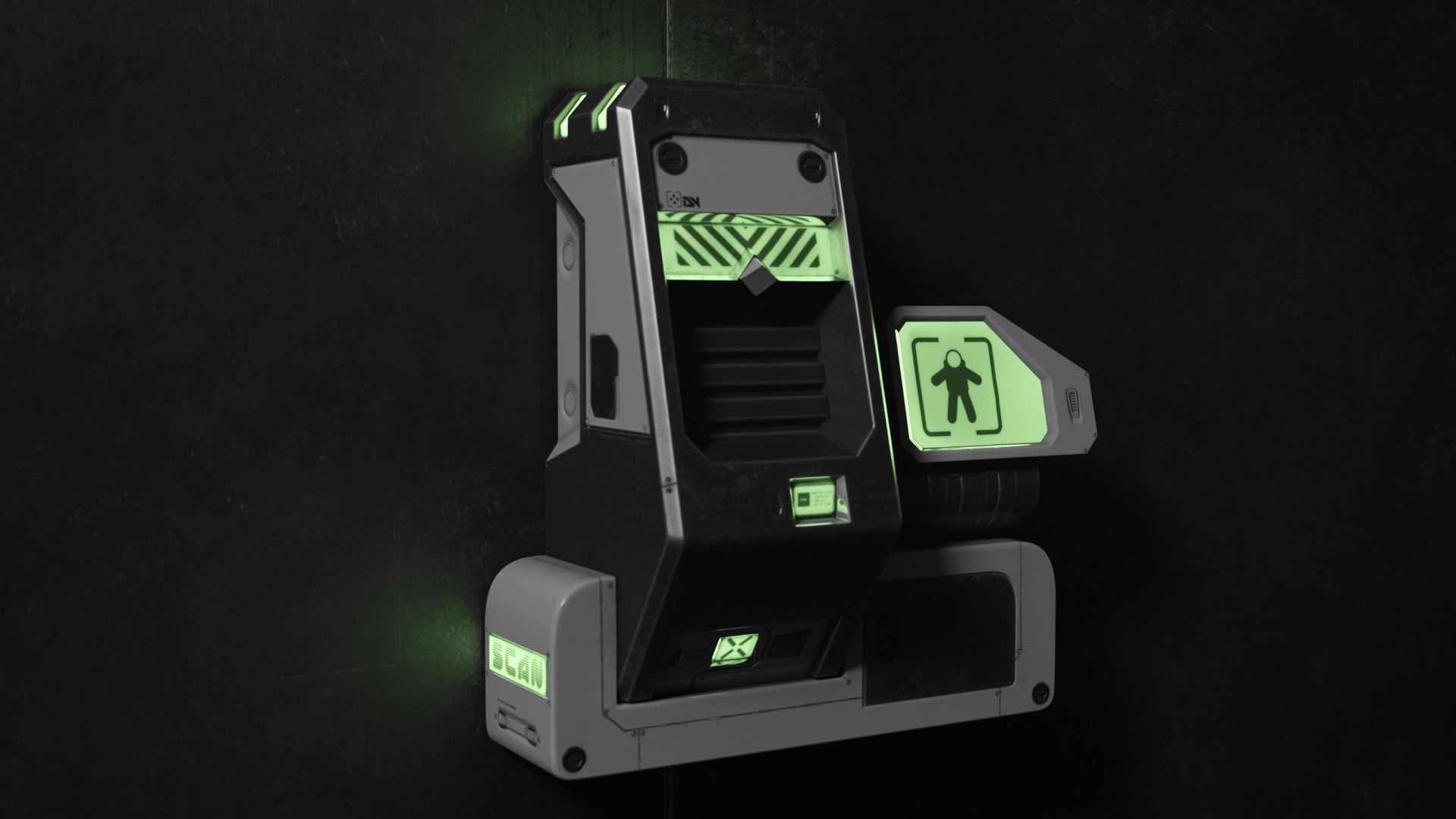 Sci Fi Scanner Display V3 3D Model - TurboSquid 2109228