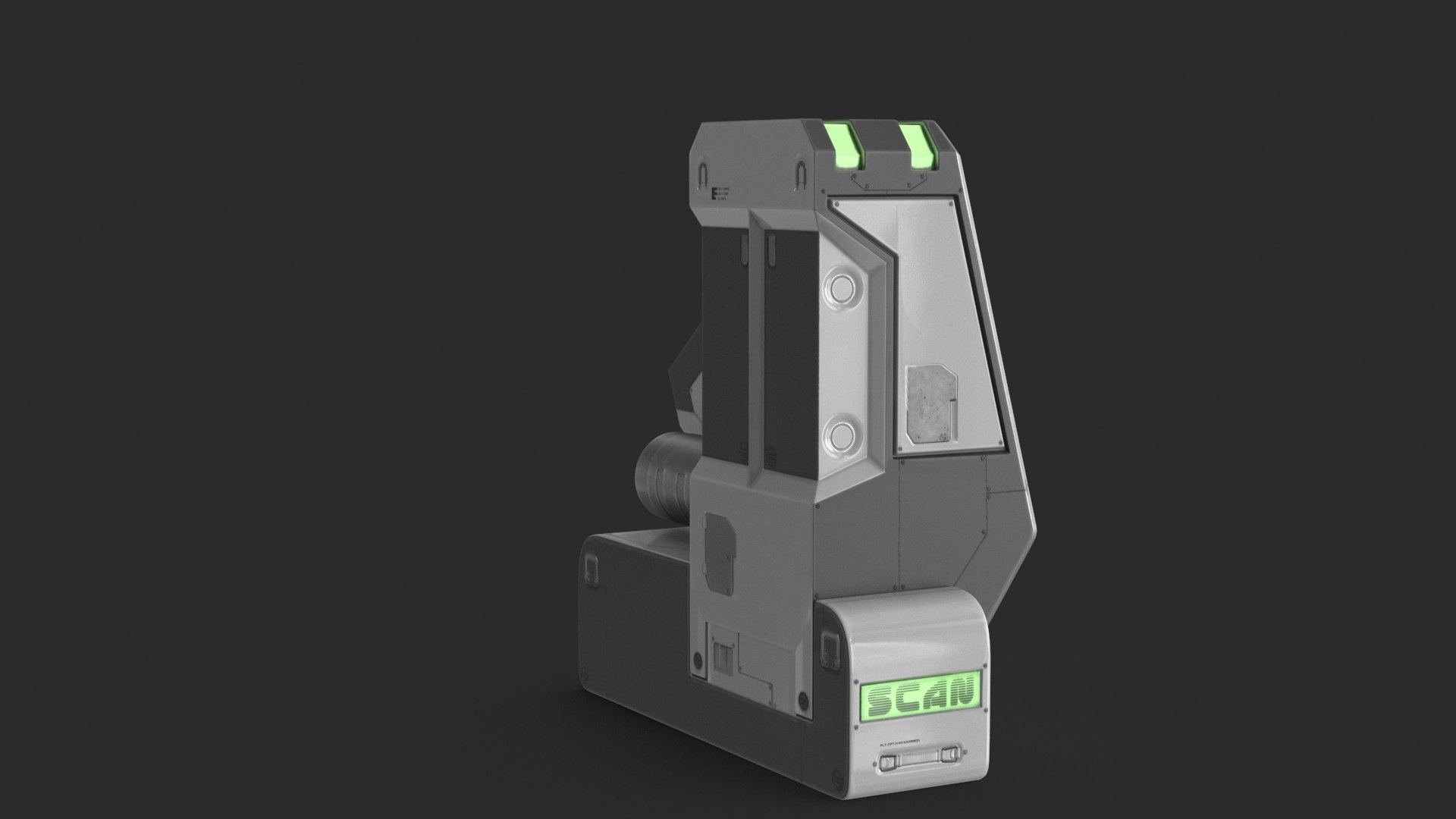 Sci Fi Scanner Display V3 3D Model - TurboSquid 2109228