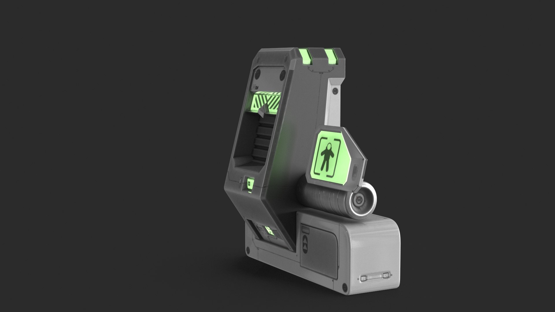 Sci Fi Scanner Display V3 3D Model - TurboSquid 2109228