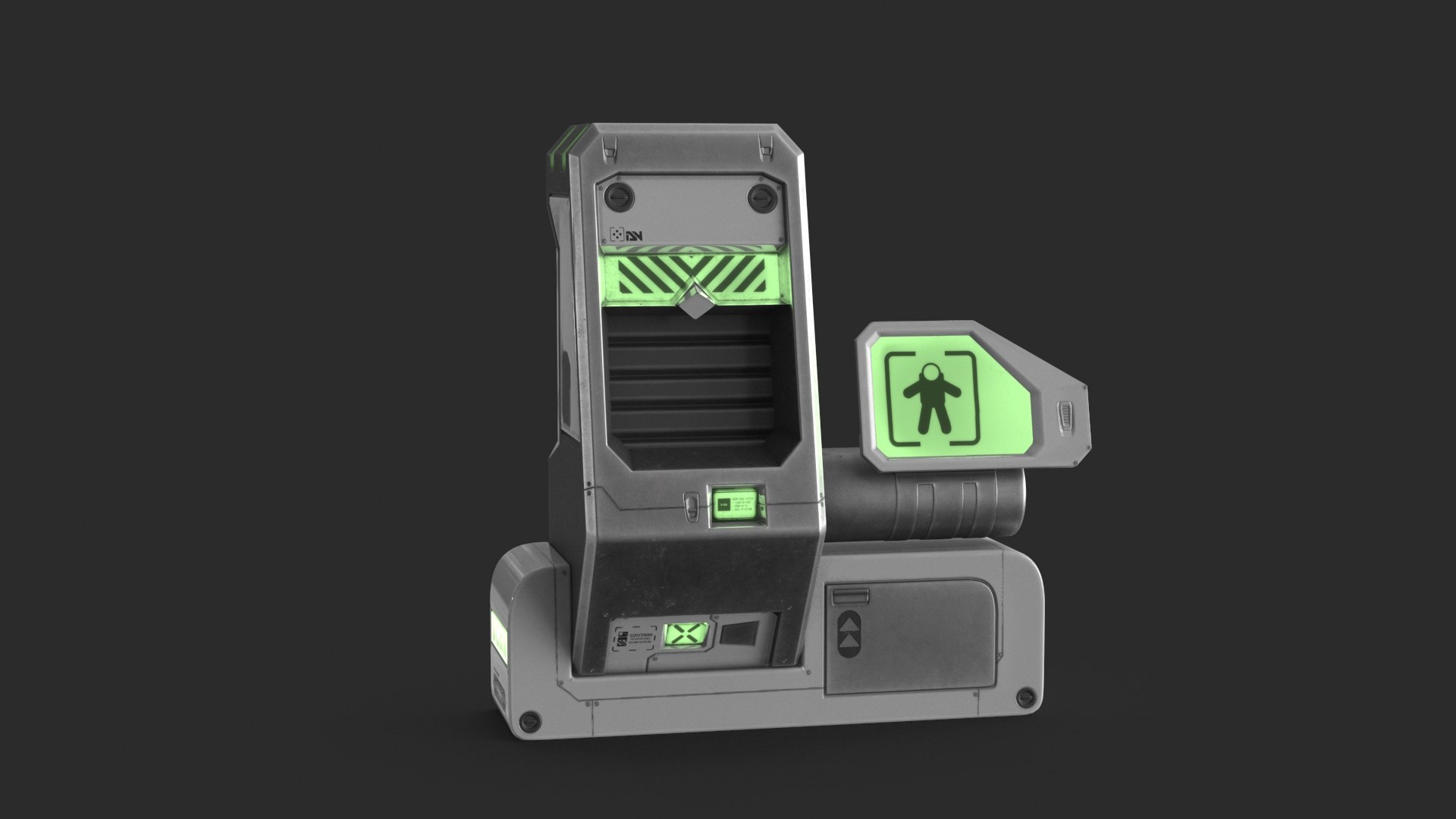Sci Fi Scanner Display V3 3D Model - TurboSquid 2109228
