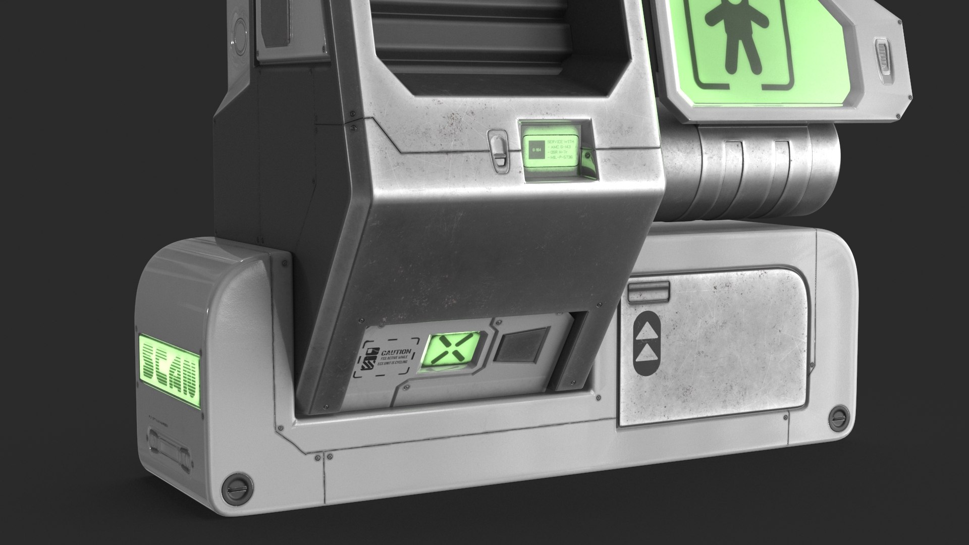 Sci Fi Scanner Display V3 3D Model - TurboSquid 2109228