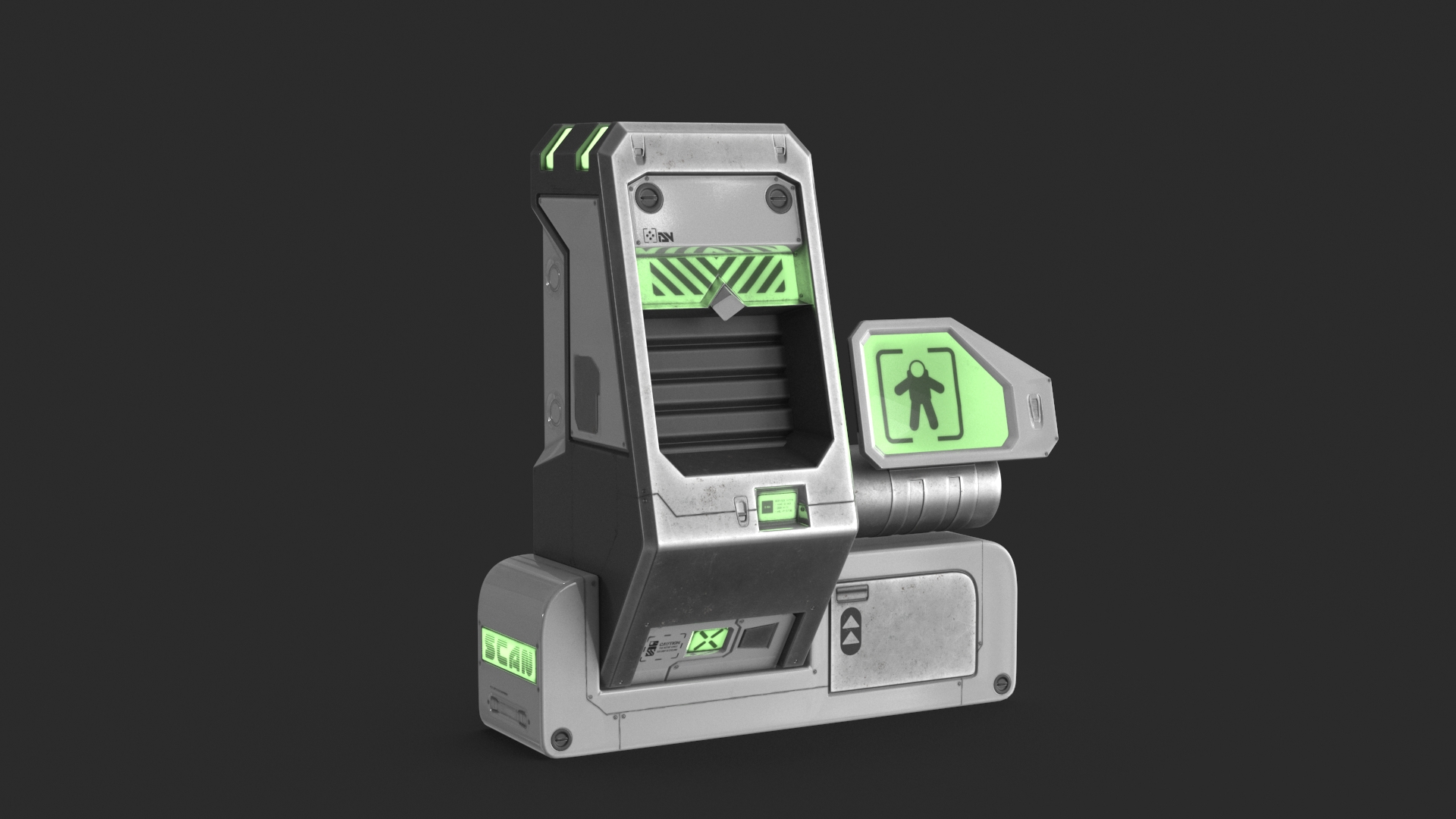 Sci Fi Scanner Display V3 3D Model - TurboSquid 2109228