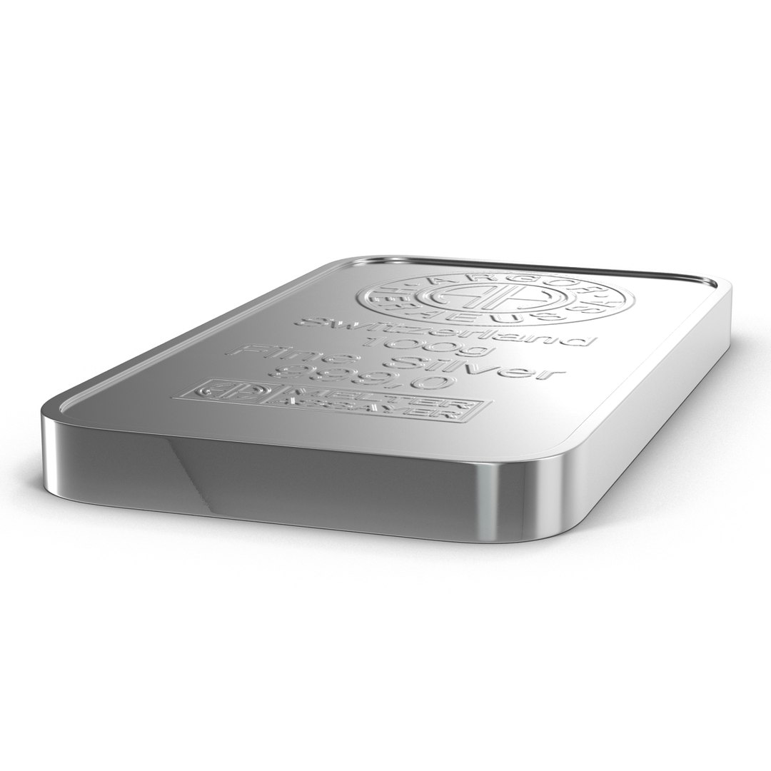 3d Silver Bar 100g