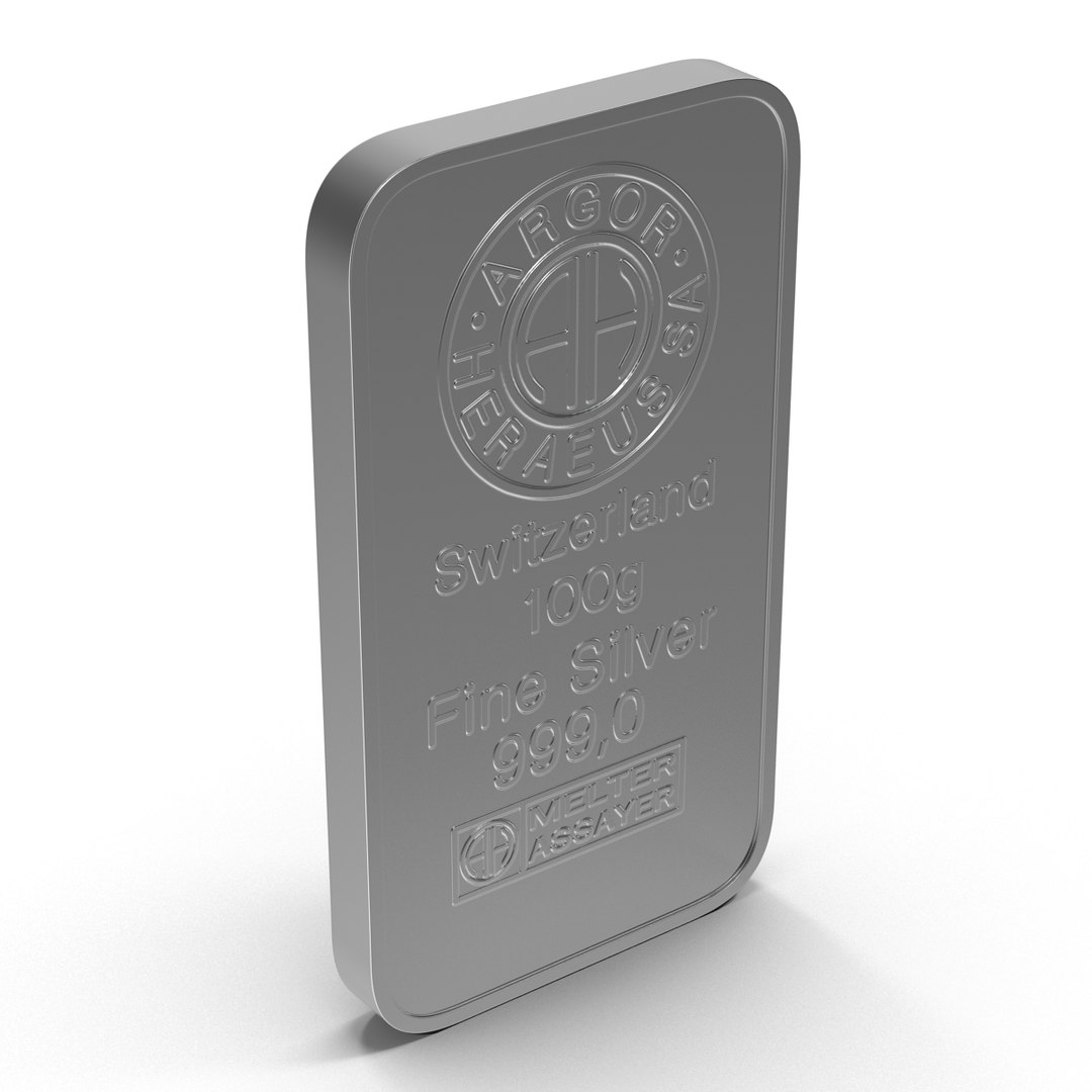 3d Silver Bar 100g