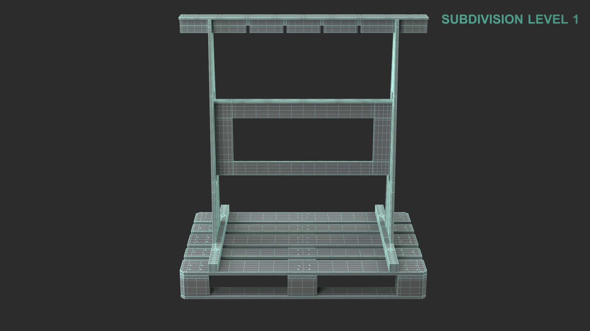 3D Single A-Frame Pallet - TurboSquid 2038858