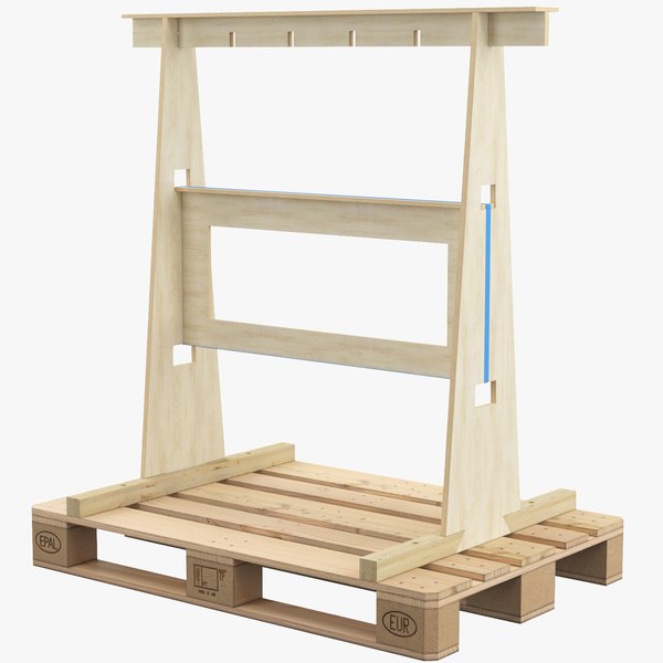 modelo 3d Single A-Frame Pallet - TurboSquid 2038858