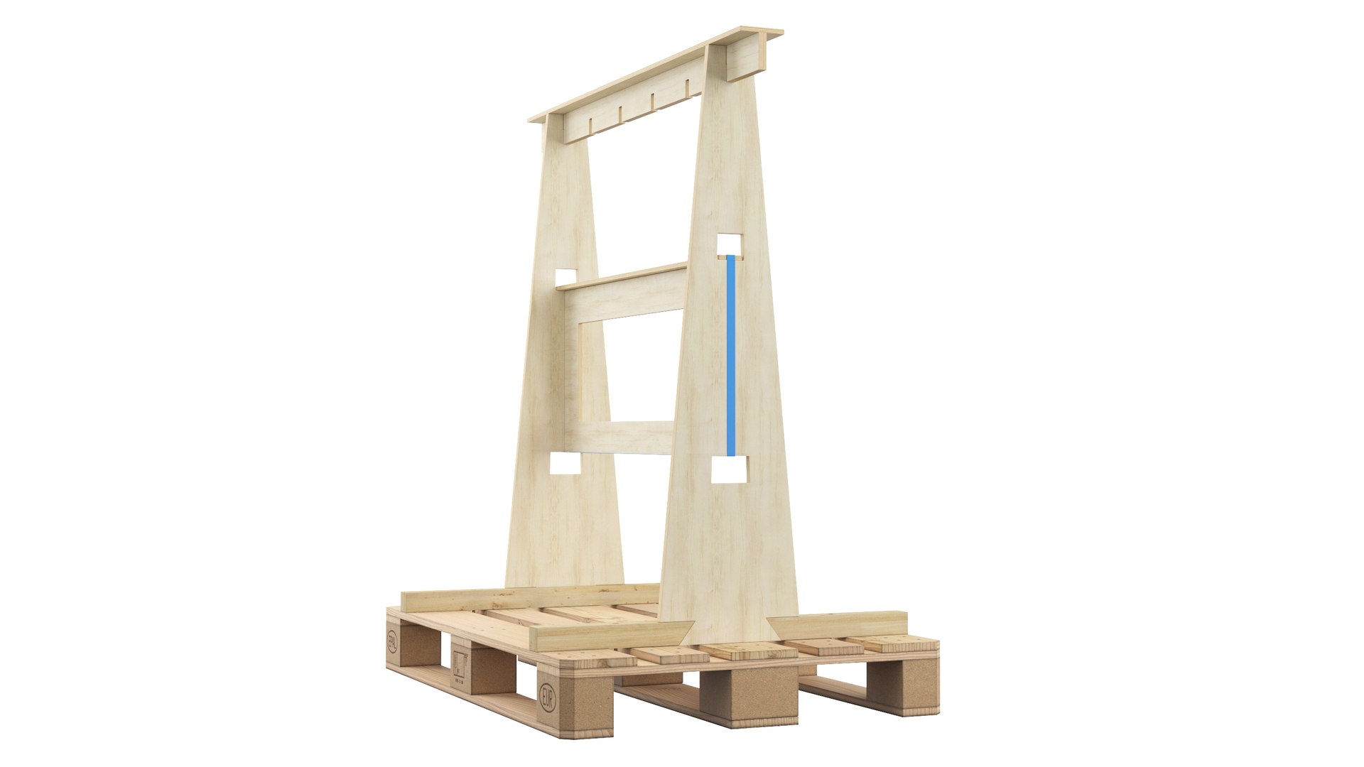 3D Single A-Frame Pallet - TurboSquid 2038858