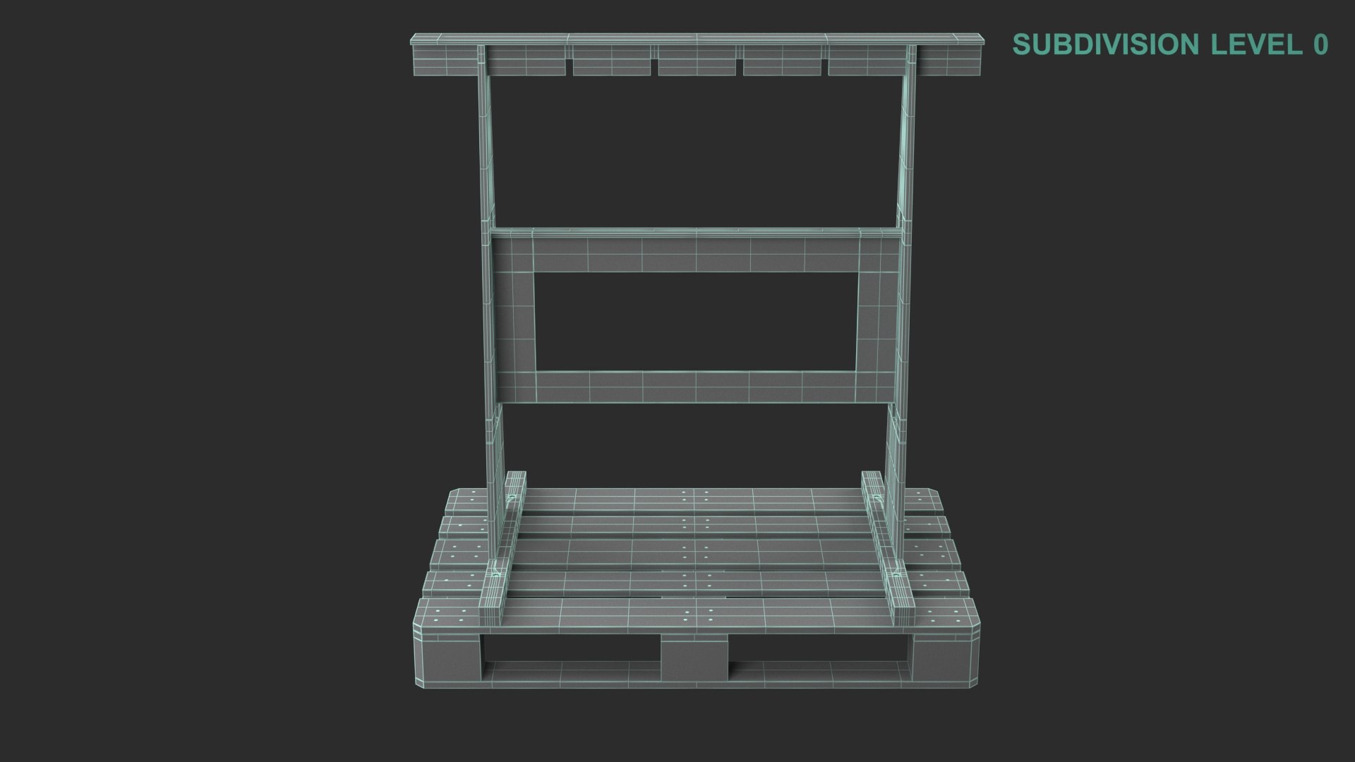 3D Single A-Frame Pallet - TurboSquid 2038858
