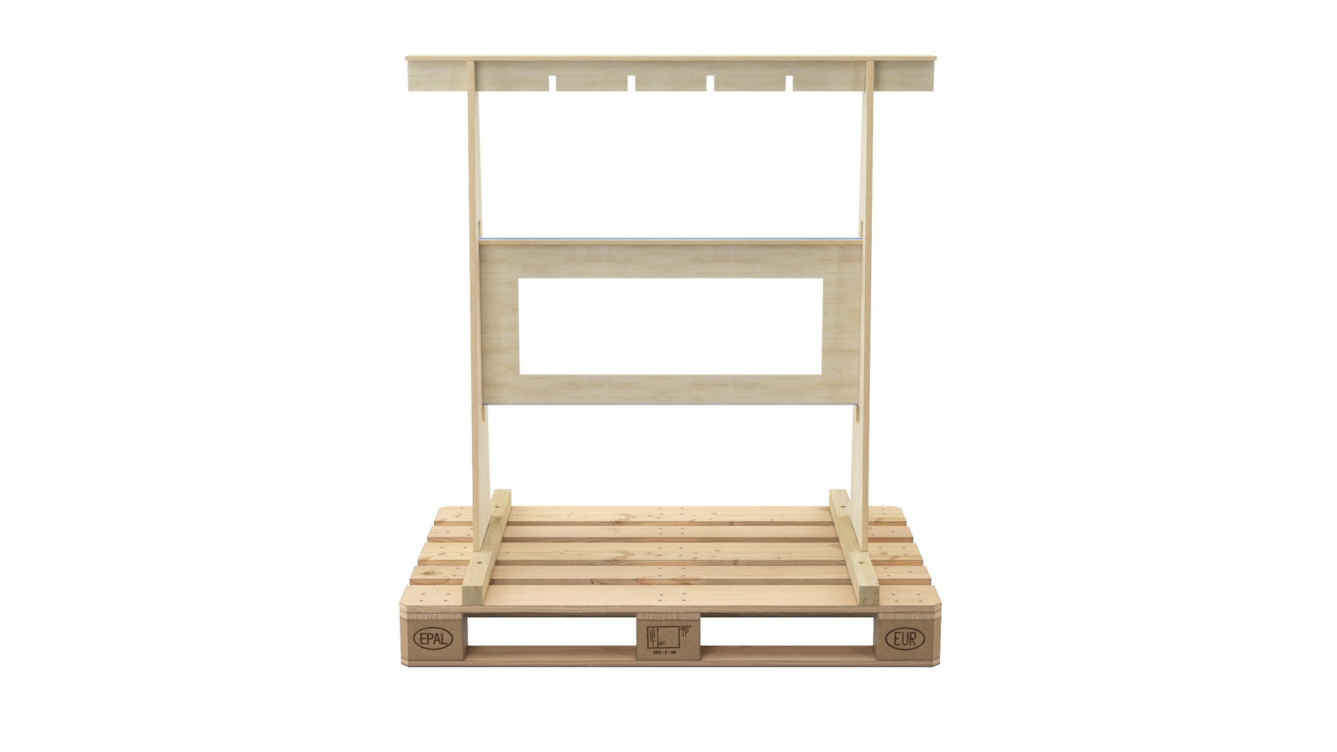 3D Single A-Frame Pallet - TurboSquid 2038858