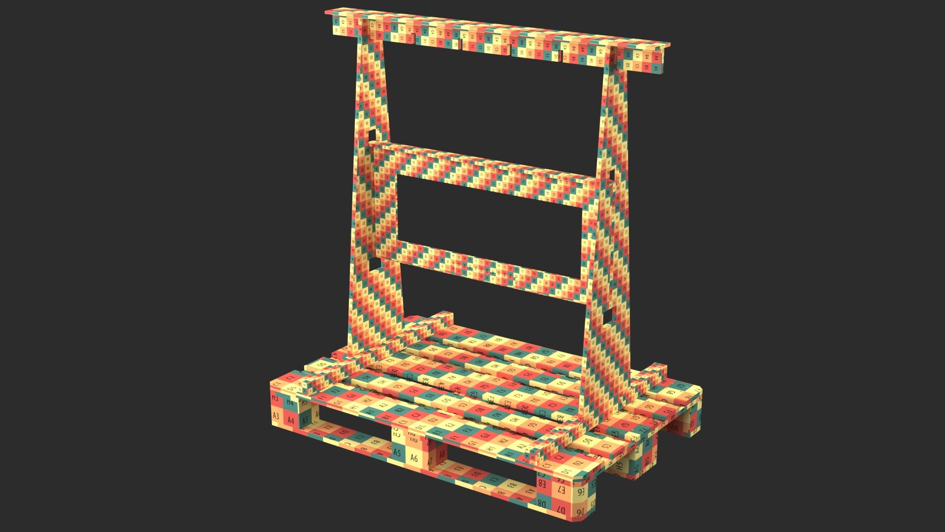 3D Single A-Frame Pallet - TurboSquid 2038858