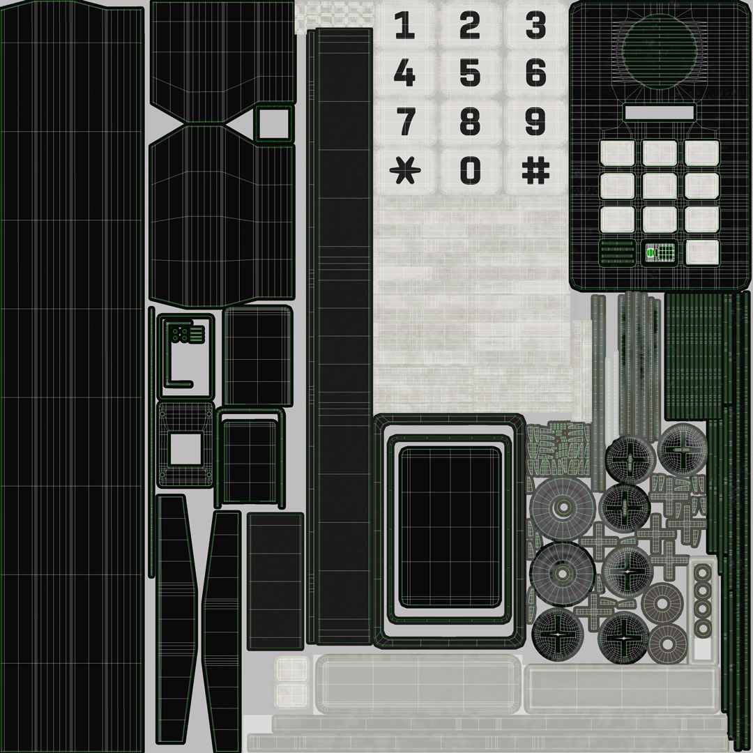 3D Keypad Gate Opener - TurboSquid 1261875