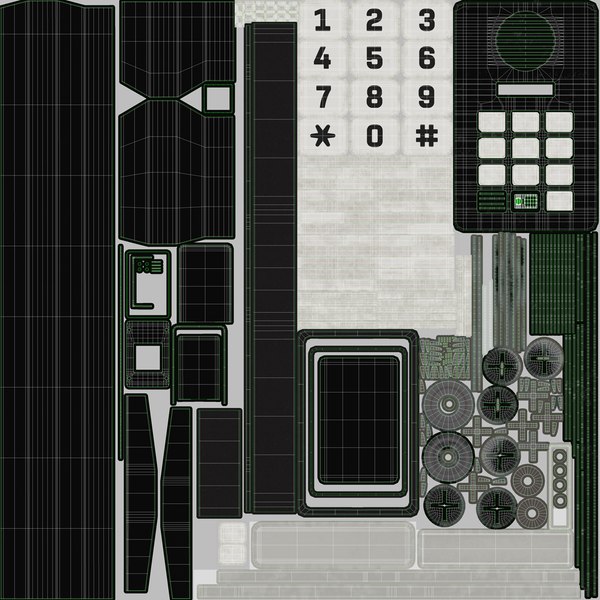 키패드 게이트 오프너 3D 모델 - TurboSquid 1261875