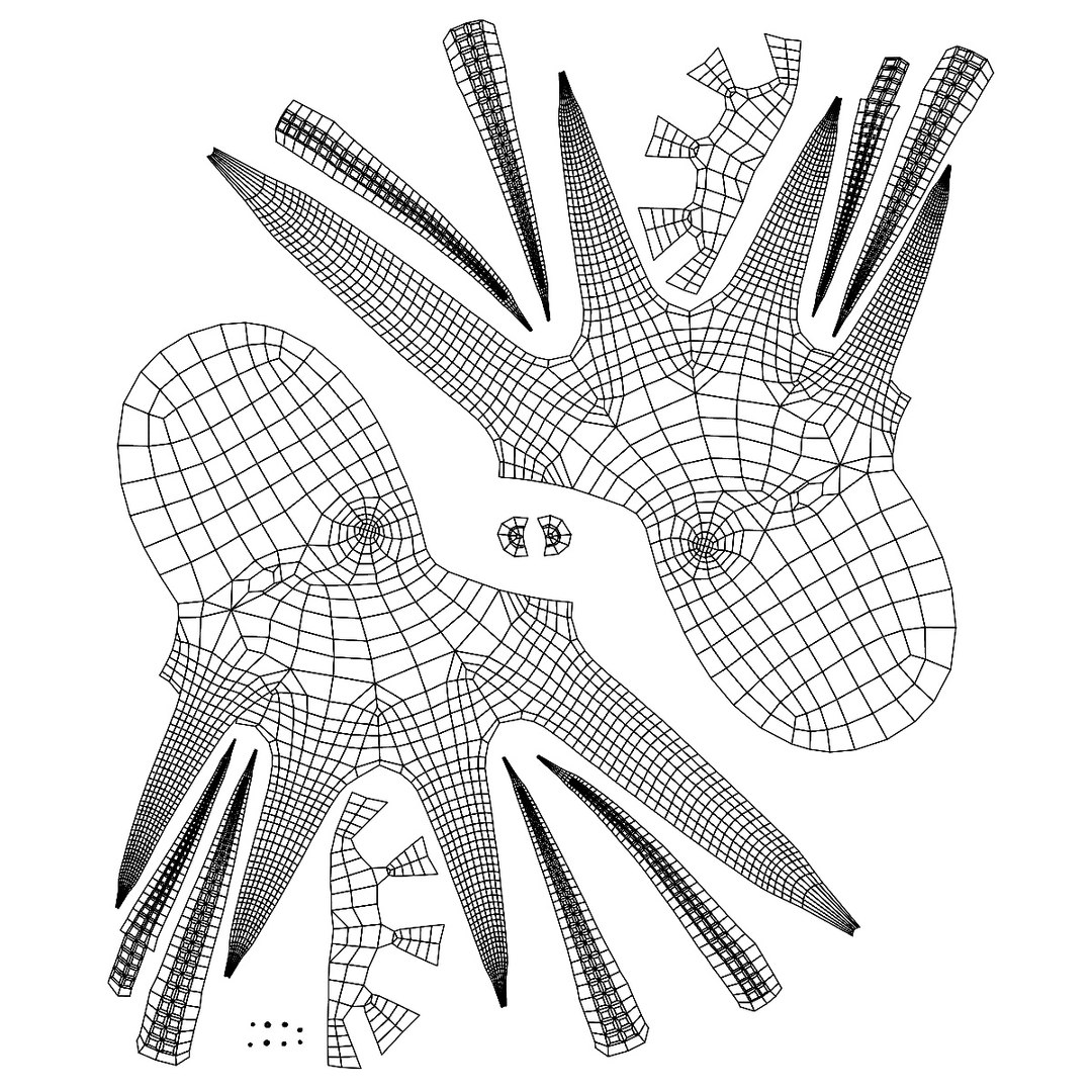 3d Base Mesh Octopus