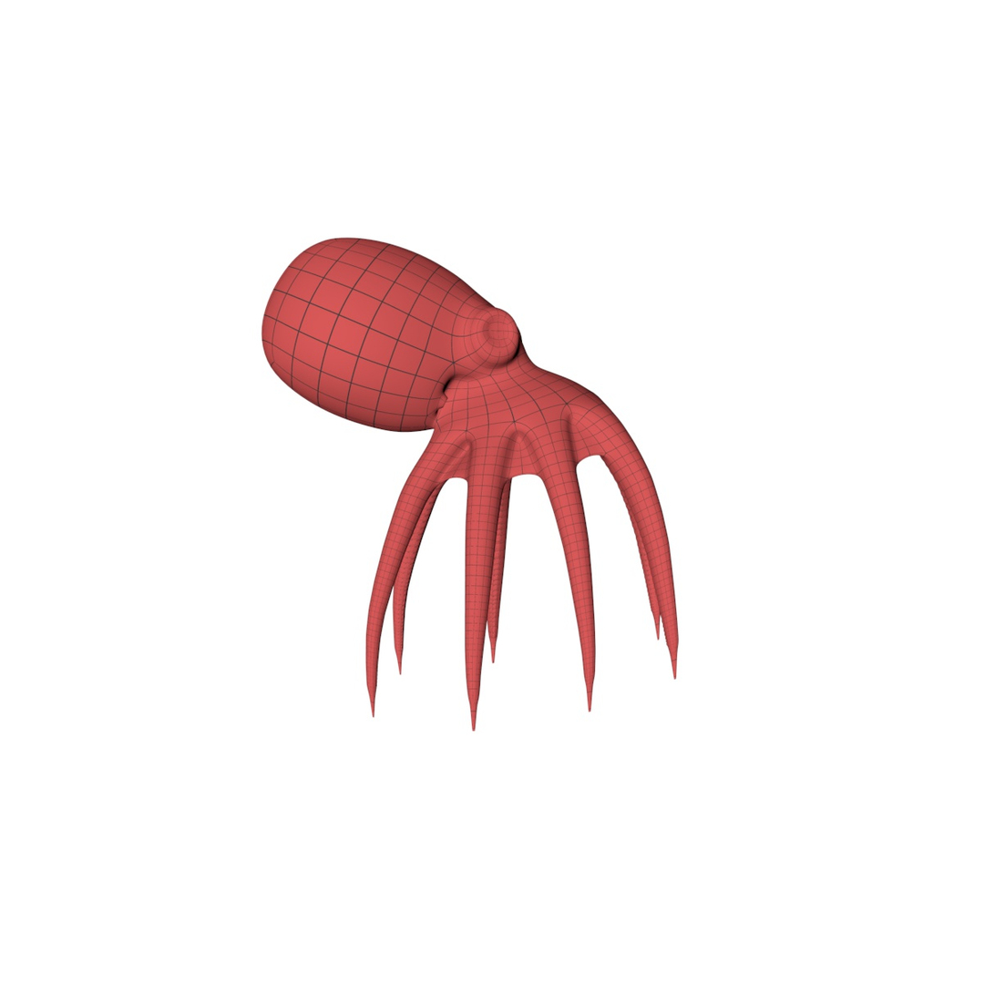 3d Base Mesh Octopus