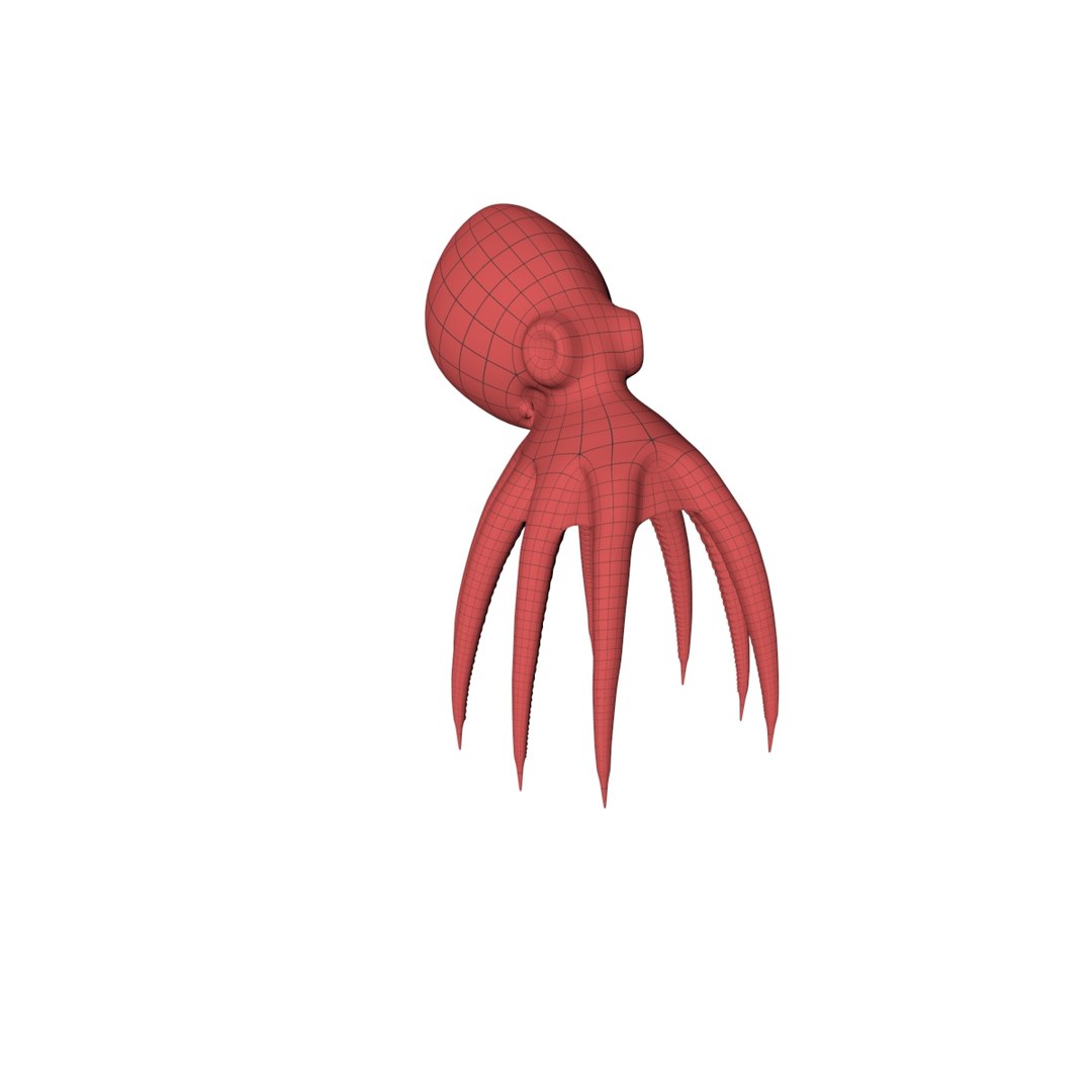 3d Base Mesh Octopus