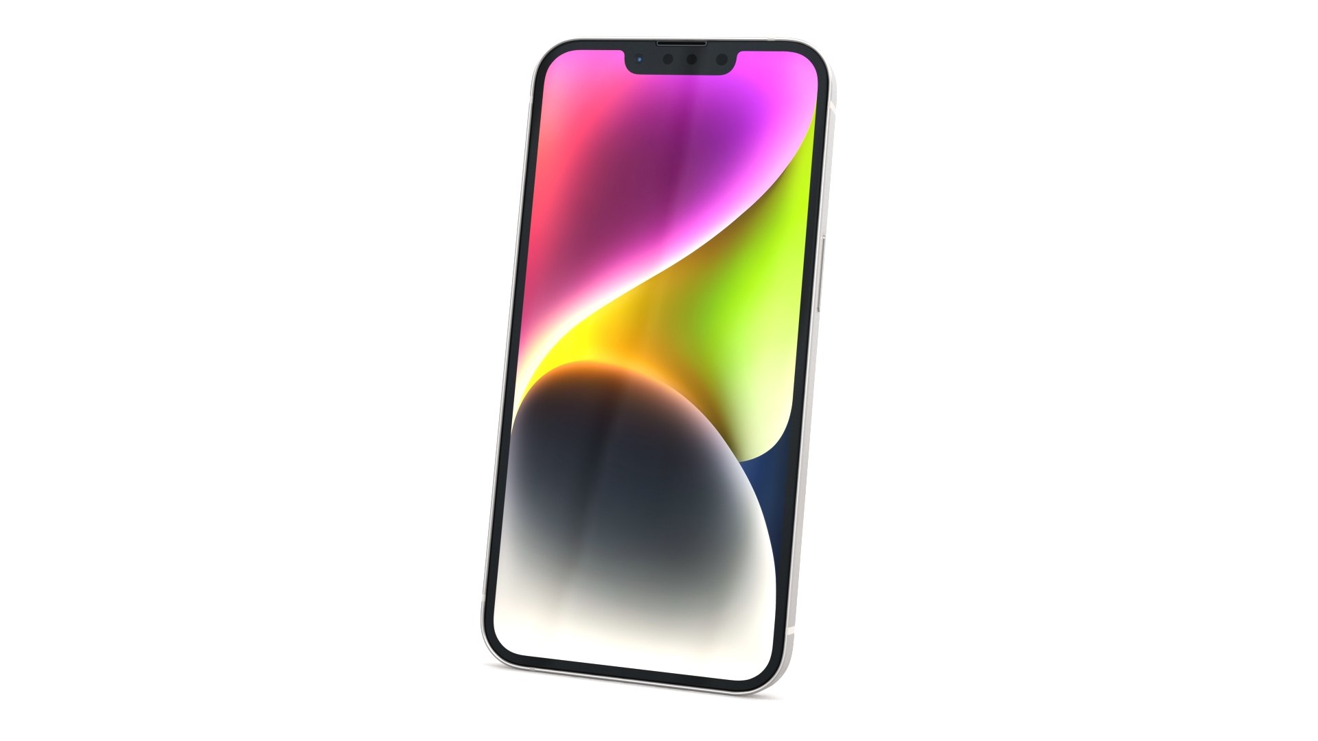 3D Apple IPhone 14 Starlight - TurboSquid 1975924