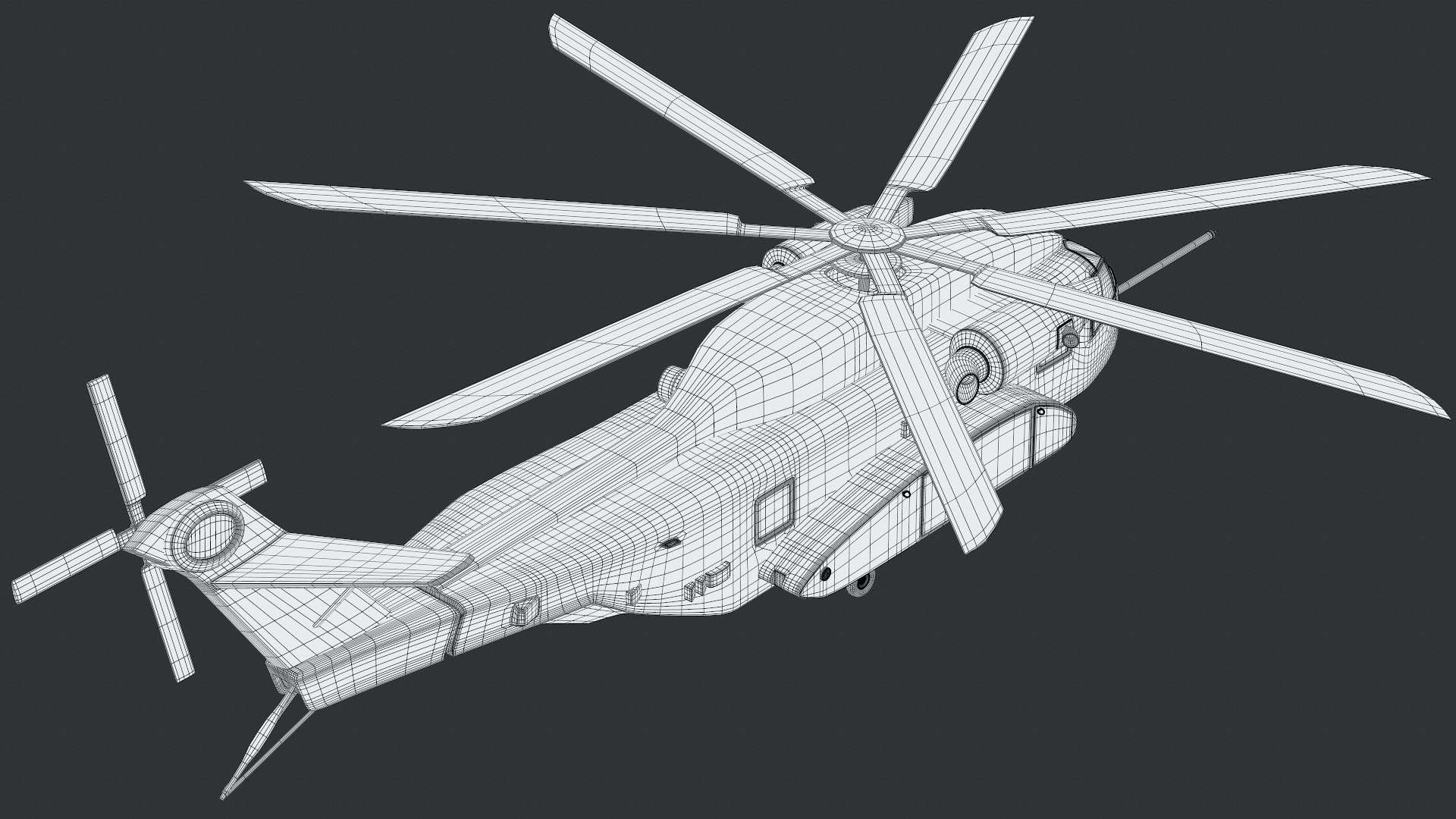 Realistic Helicopter Ch-53k 3D - TurboSquid 1506283