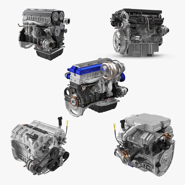 3d max diesel engine yamz-236