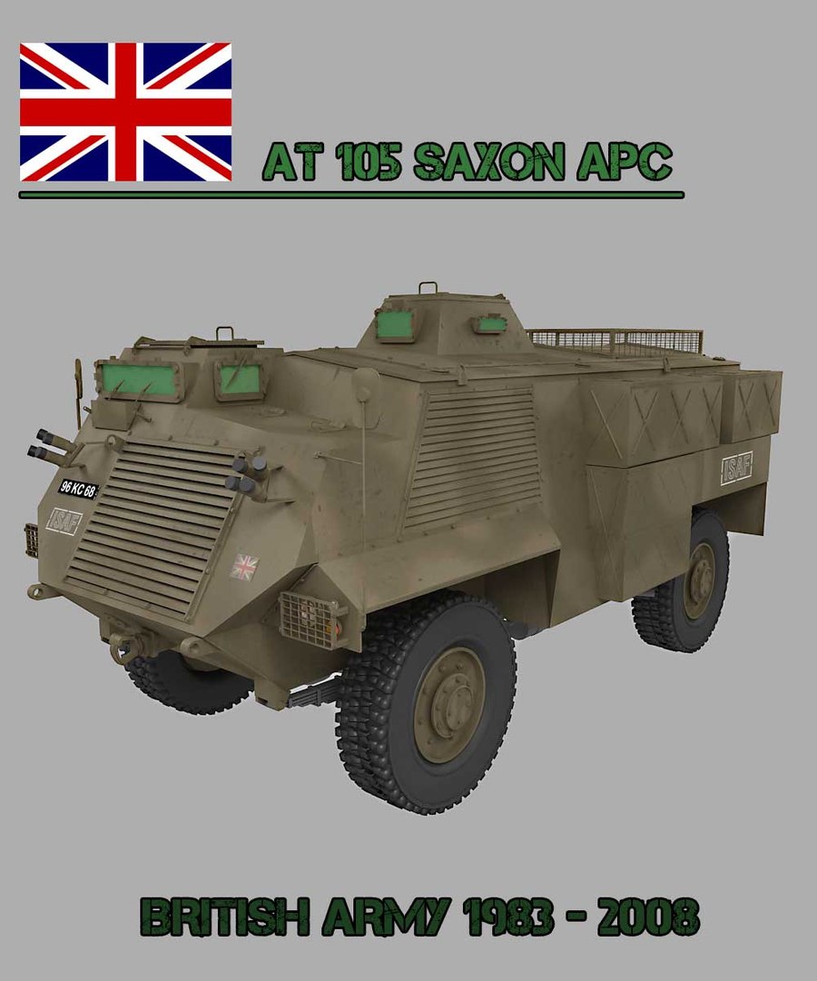 3d 105 Saxon Apc Model