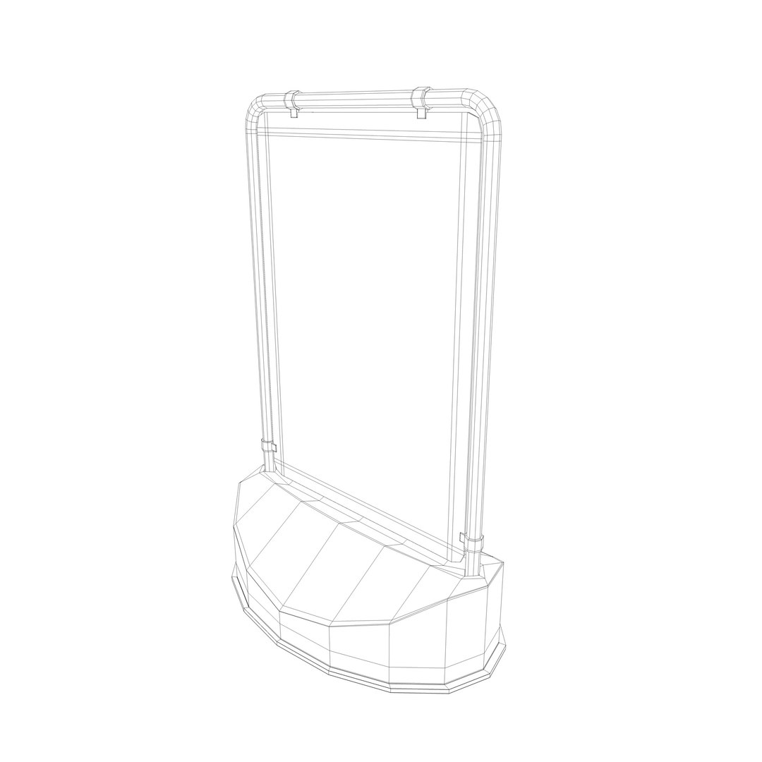 Swing Sign 3D - TurboSquid 1329022