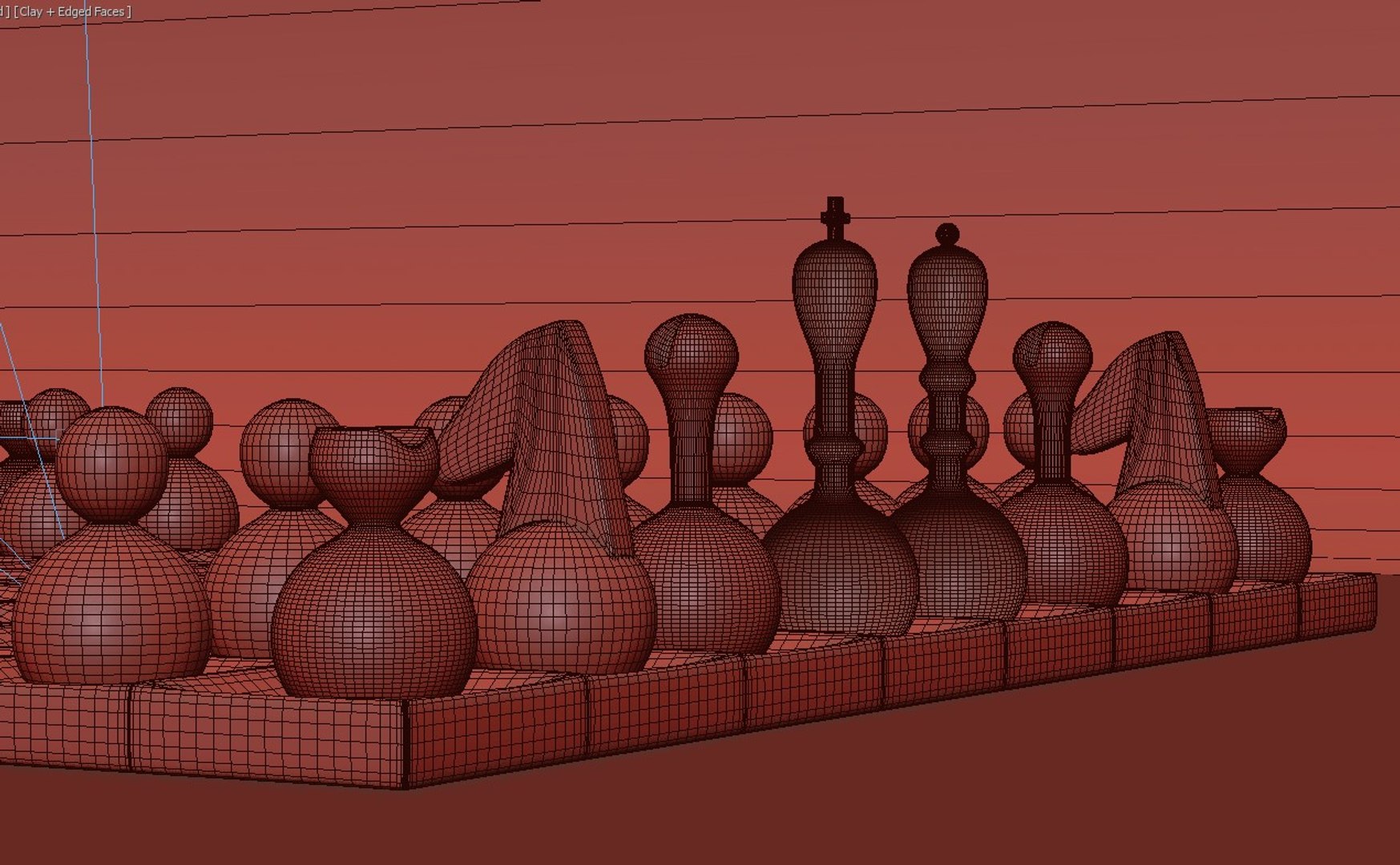 3D Chess Set Wobble model - TurboSquid 1966137