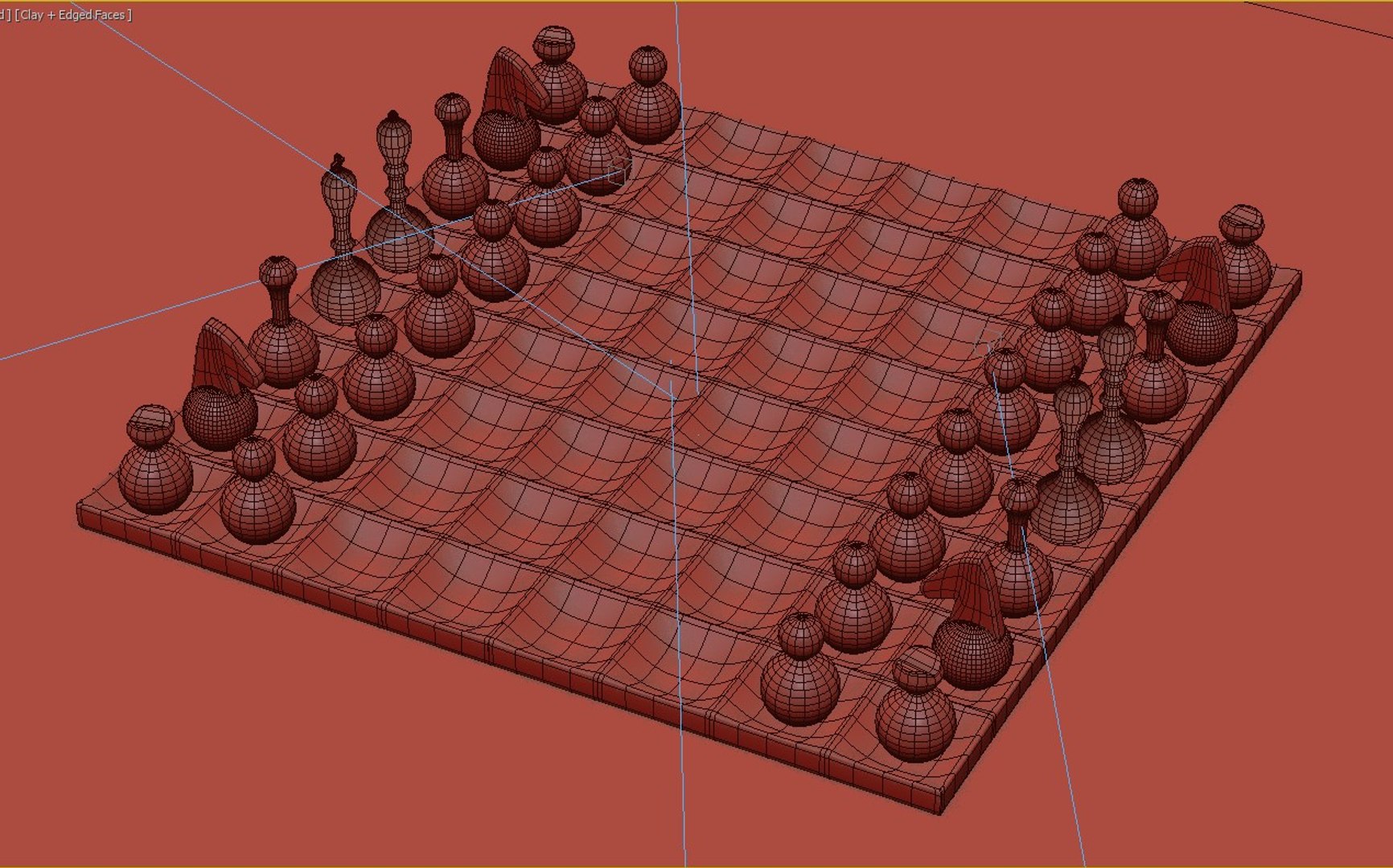 3D Chess Set Wobble model - TurboSquid 1966137