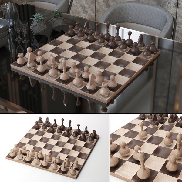 Chess Set Wobble3D模型 - TurboSquid 1966137