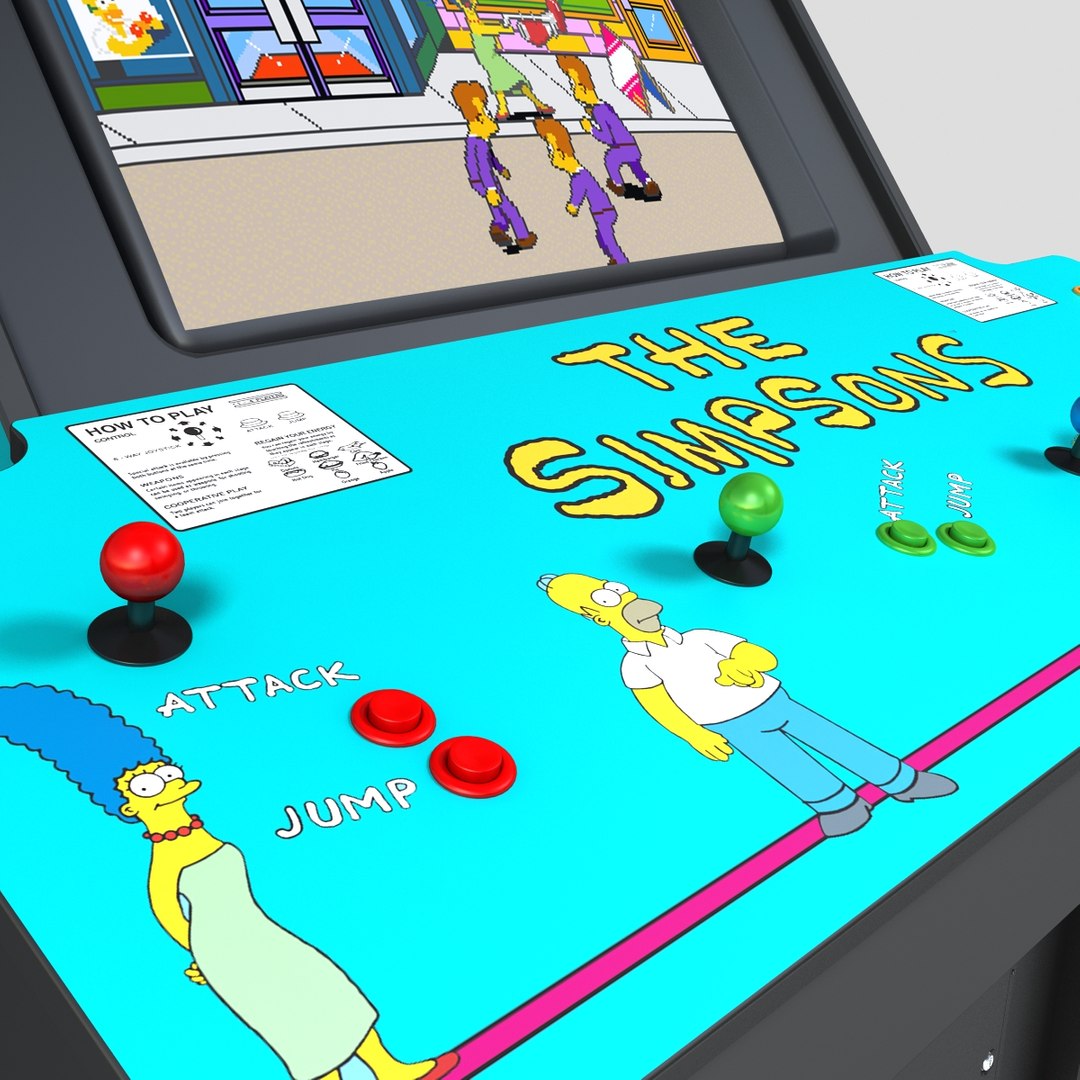 3ds Max Simpsons Arcade