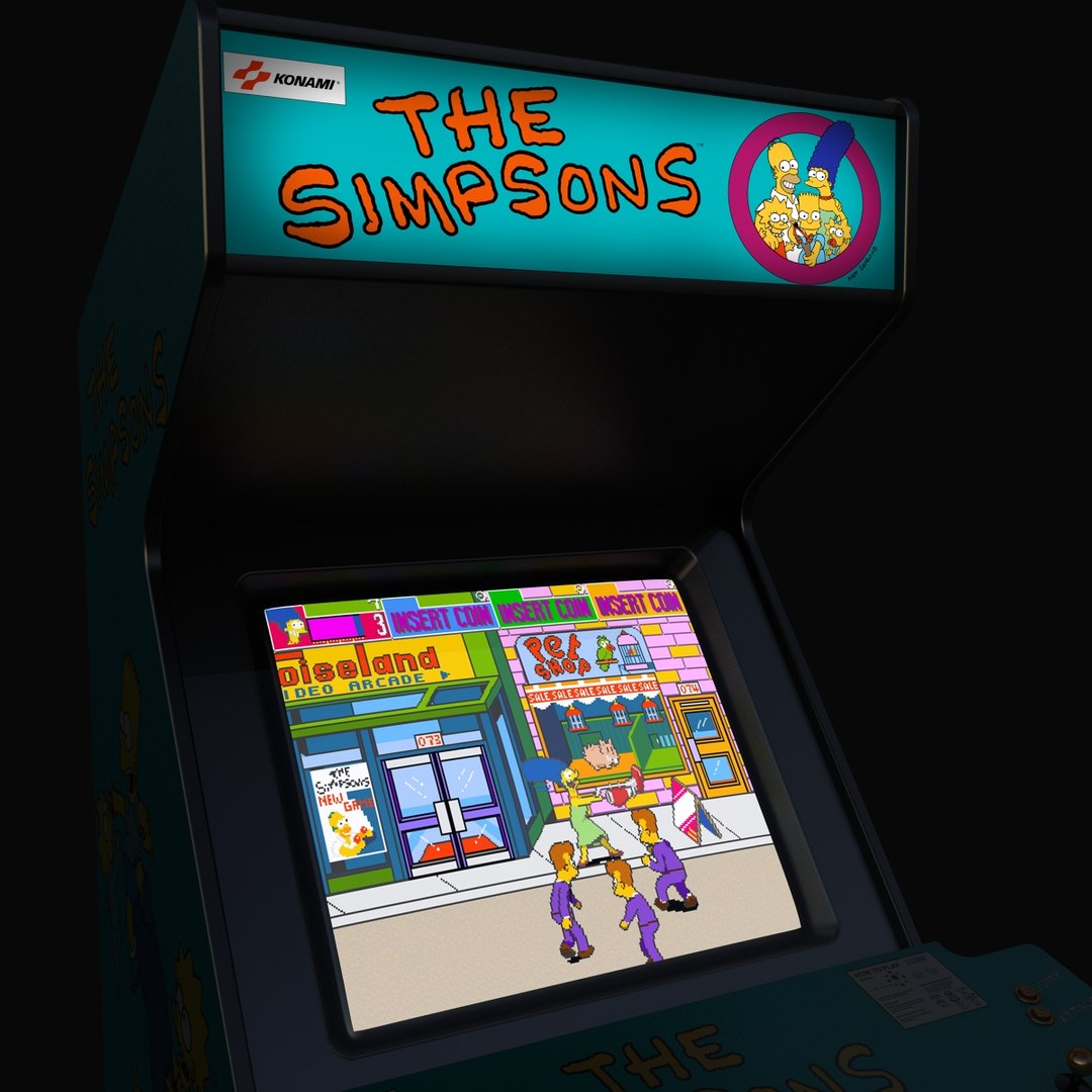 3ds Max Simpsons Arcade