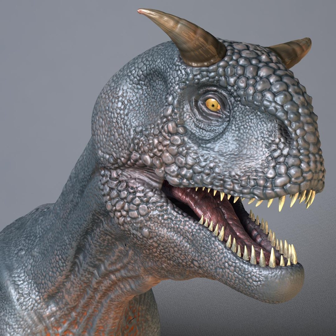 3d Model Carnotaurus Dinosaur Sastrei