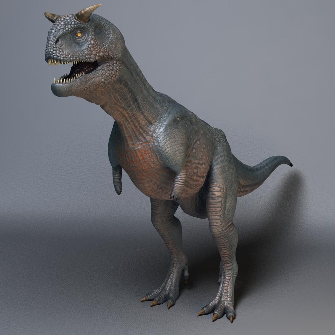3d model carnotaurus dinosaur sastrei