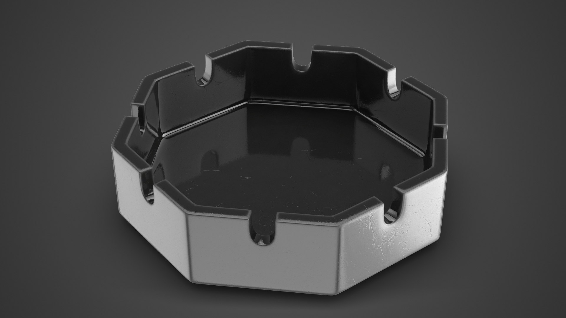 Ashtray object 3D - TurboSquid 1300427