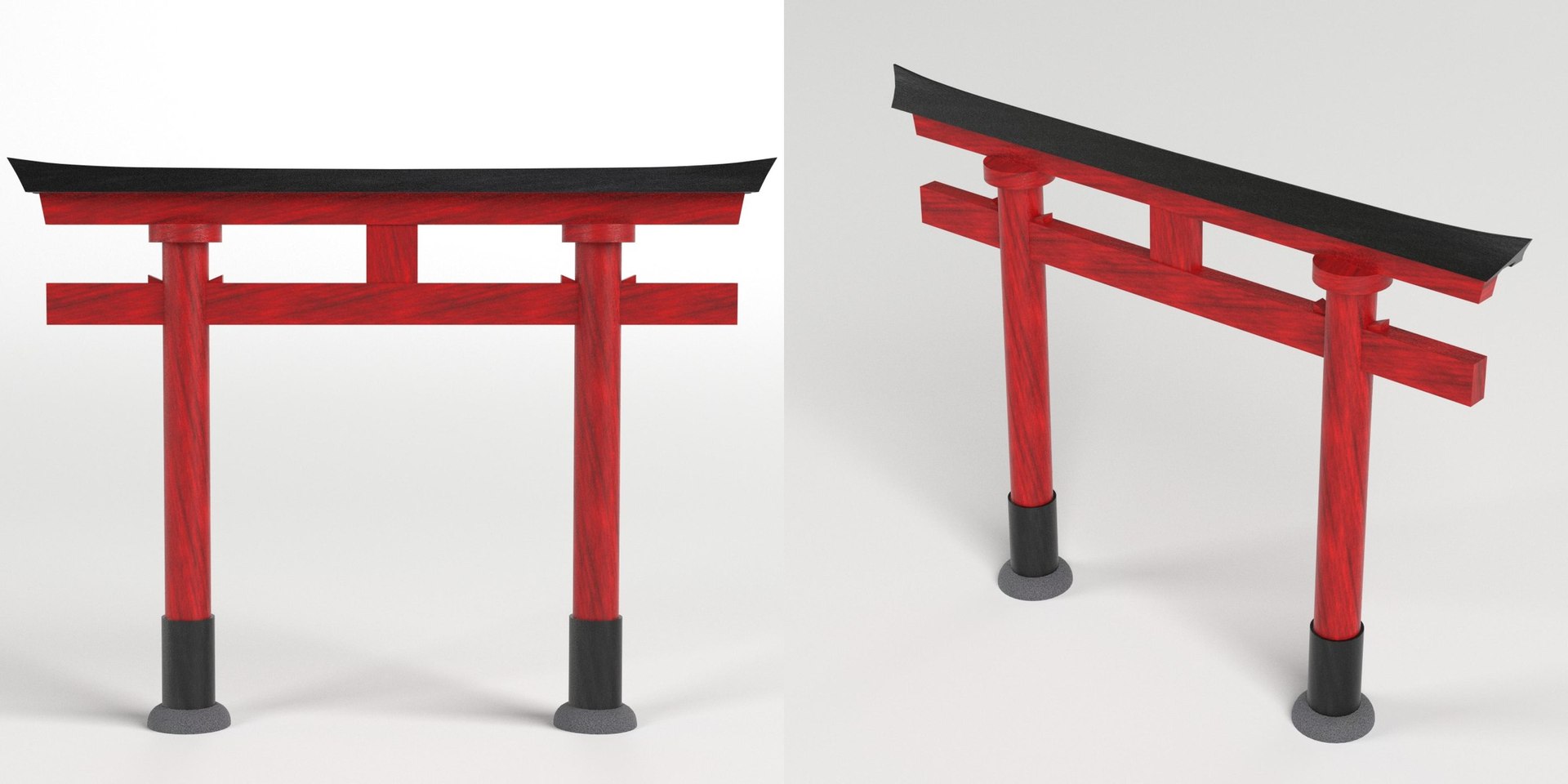 3D japanese torii gate - TurboSquid 1377159