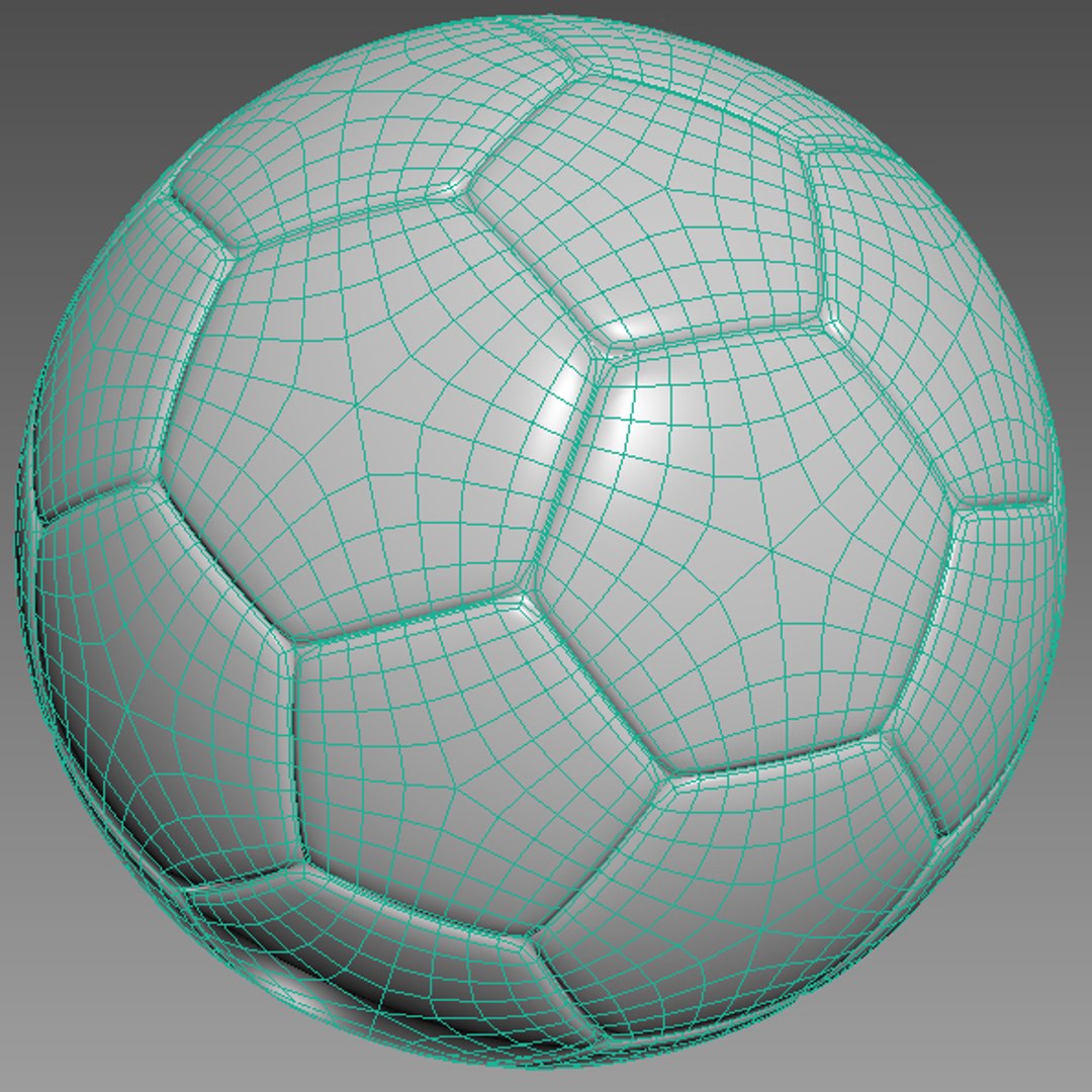 3d soccer ball model