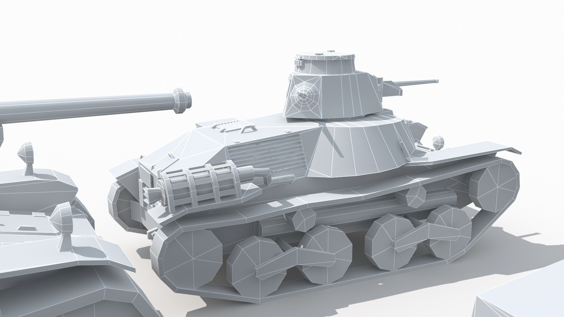3D Japanese World War II Tanks 1 Model - TurboSquid 2123425