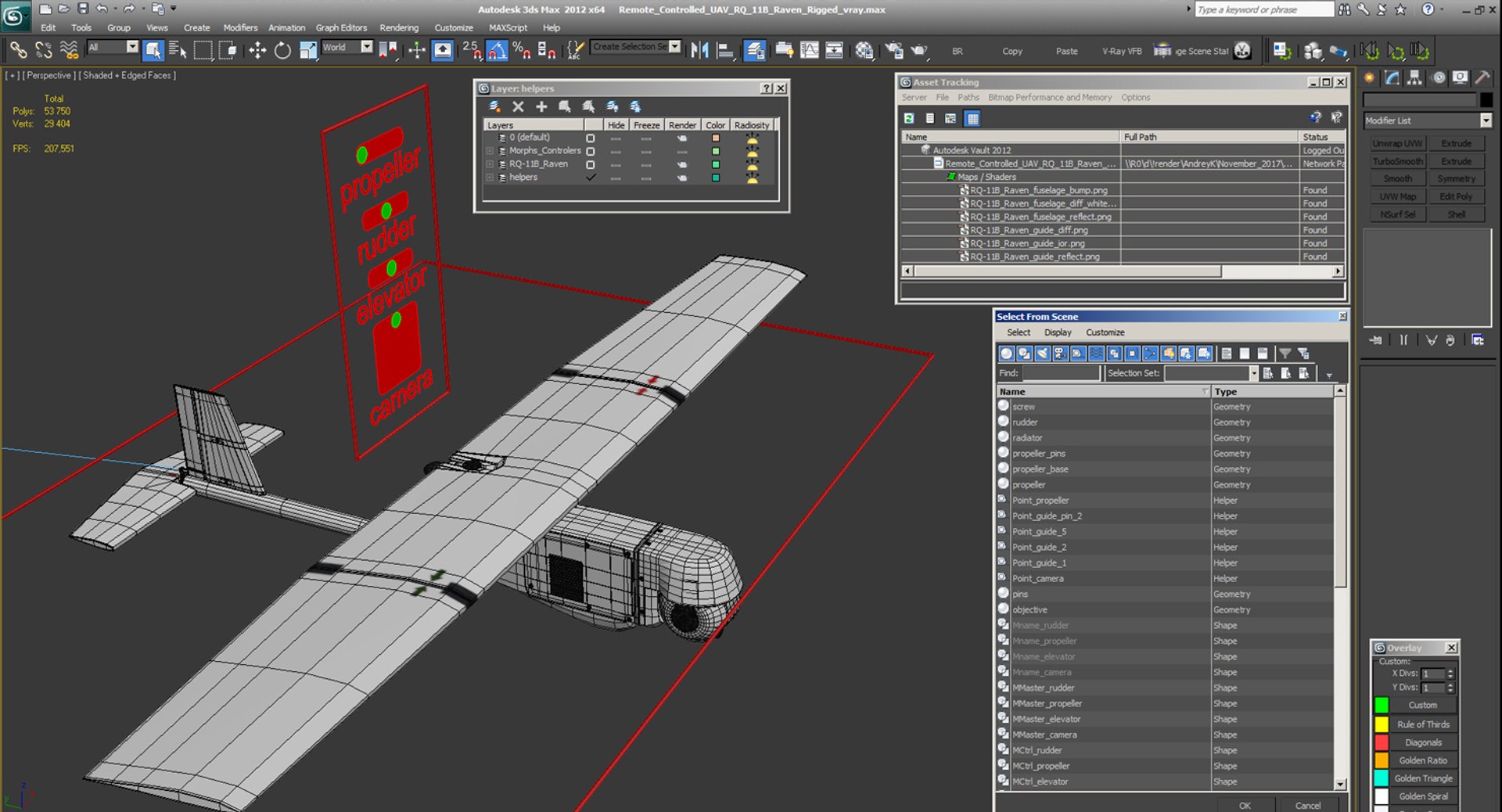 Remote Controlled Uav Raven 3D Model - TurboSquid 1225660