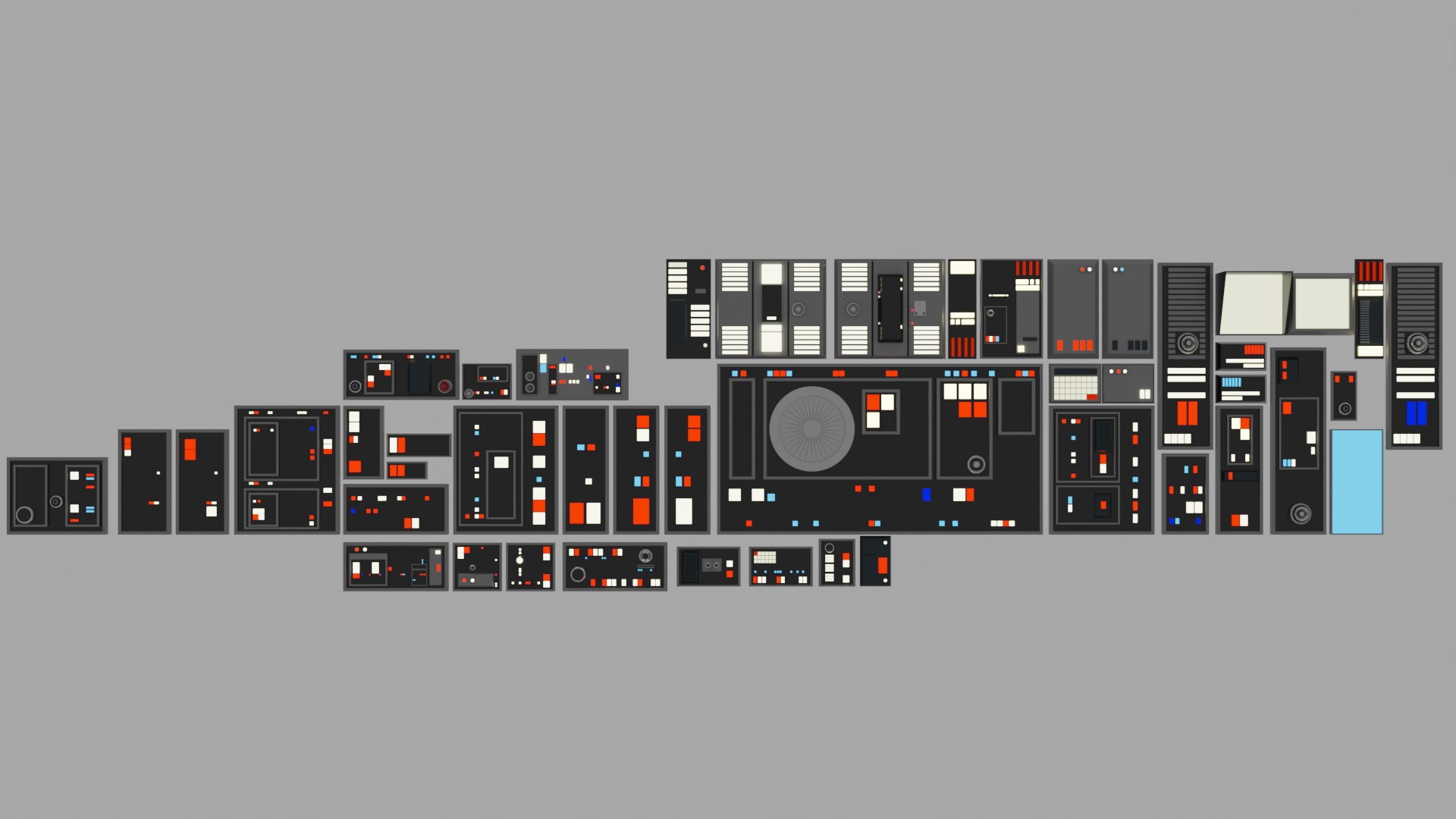 3D модель Star Wars Imperial Panels Pack - TurboSquid 1652308