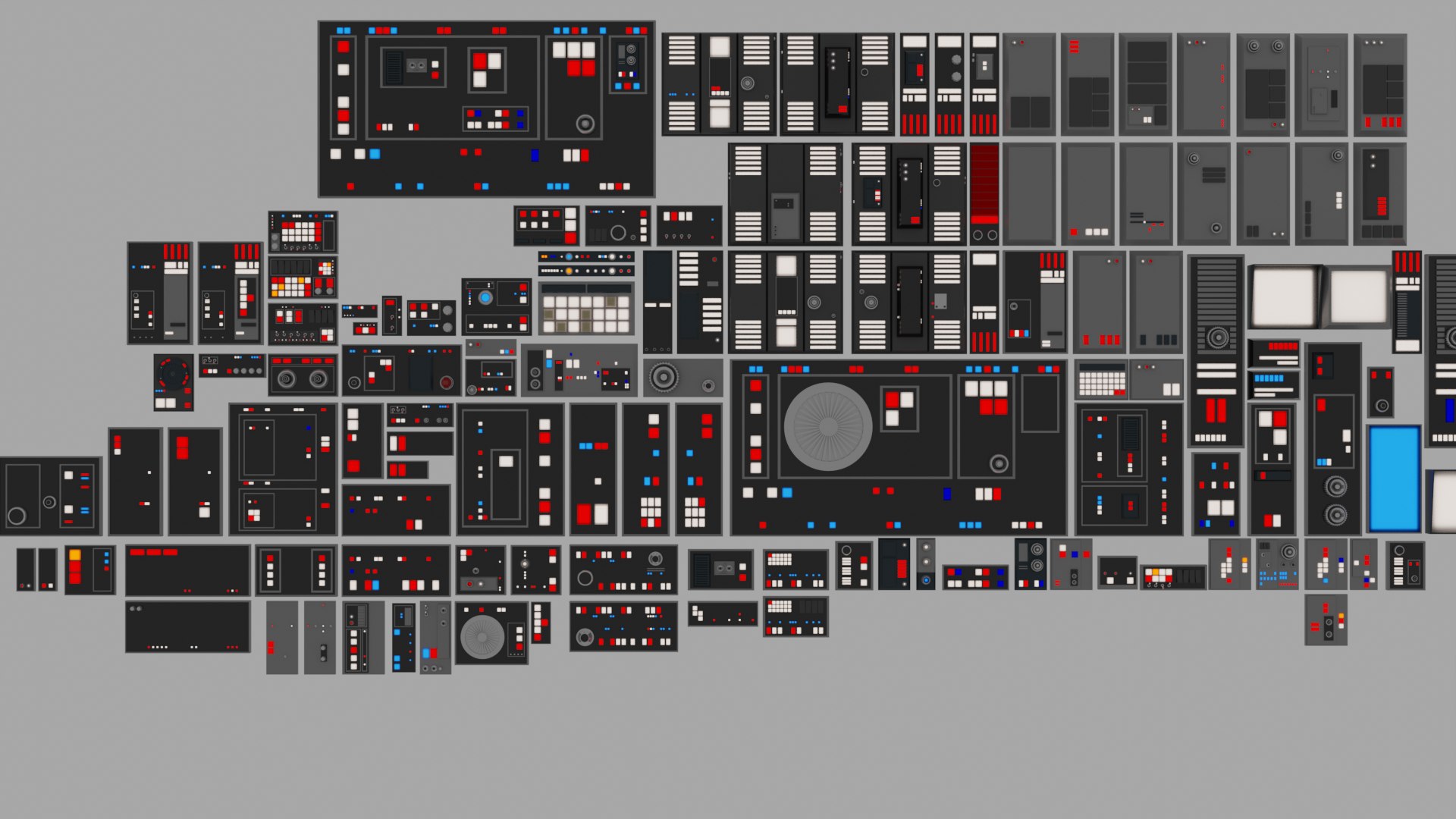 Wars Imperial Panels Pack 3D - TurboSquid 1652308