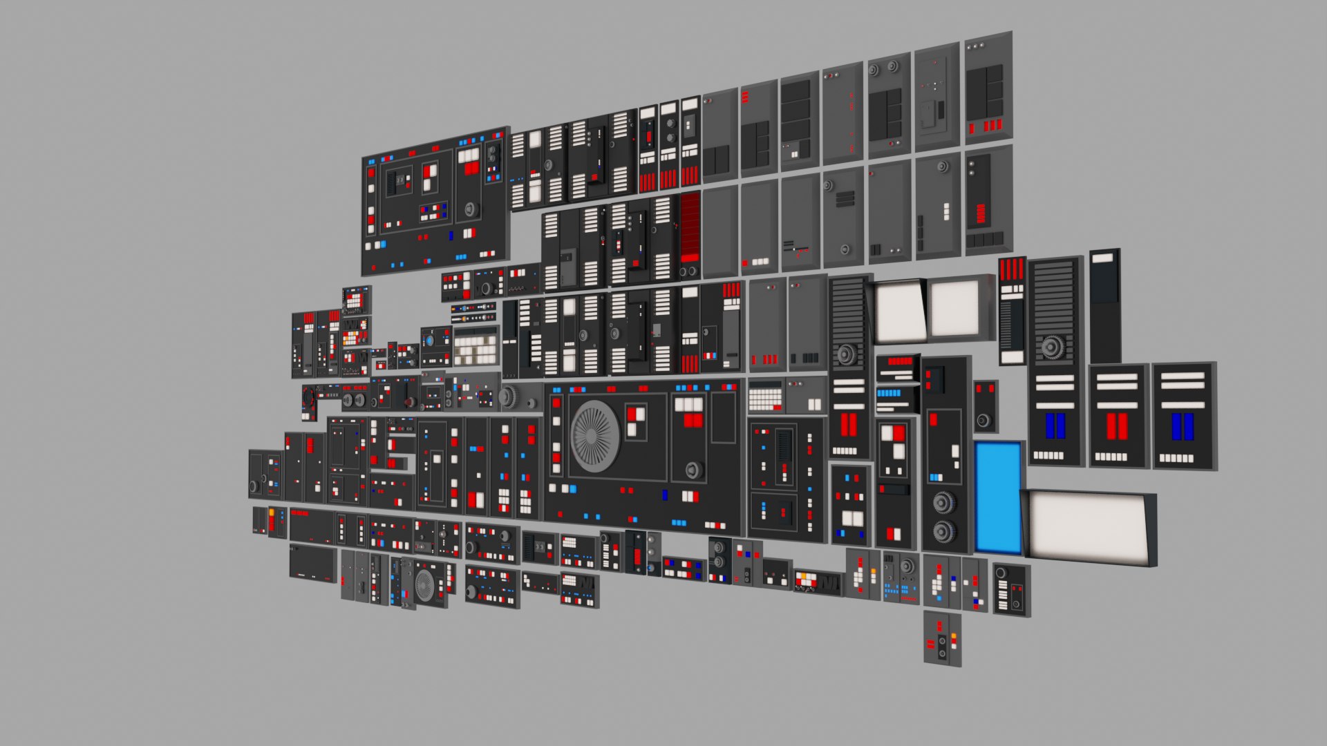 Wars Imperial Panels Pack 3D - TurboSquid 1652308