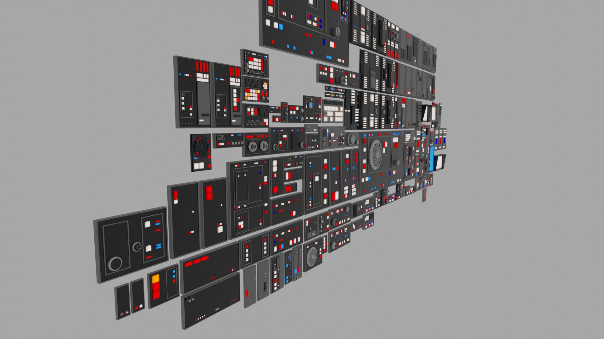 Wars Imperial Panels Pack 3D - TurboSquid 1652308