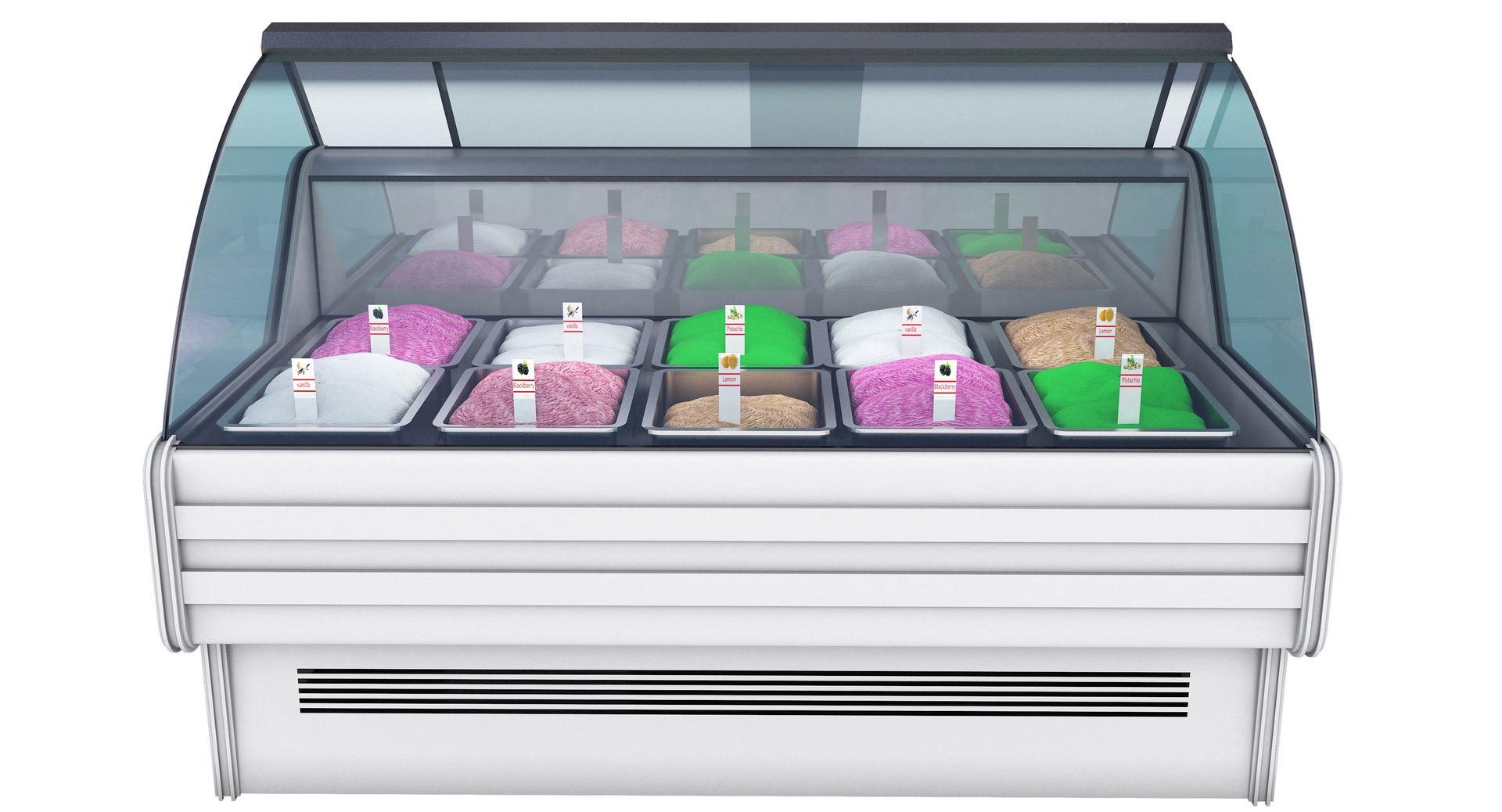 Gelato Case Ice 3D Model - TurboSquid 1326618