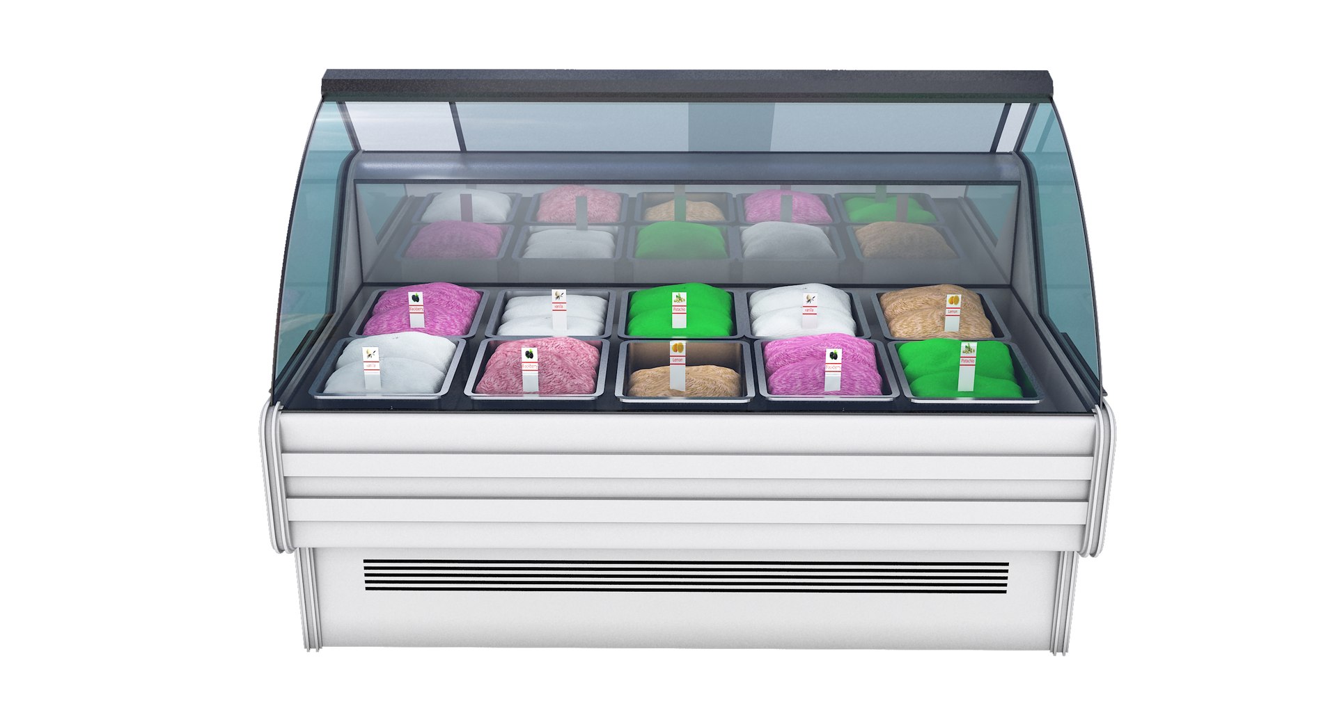 Gelato Case Ice 3D Model - TurboSquid 1326618