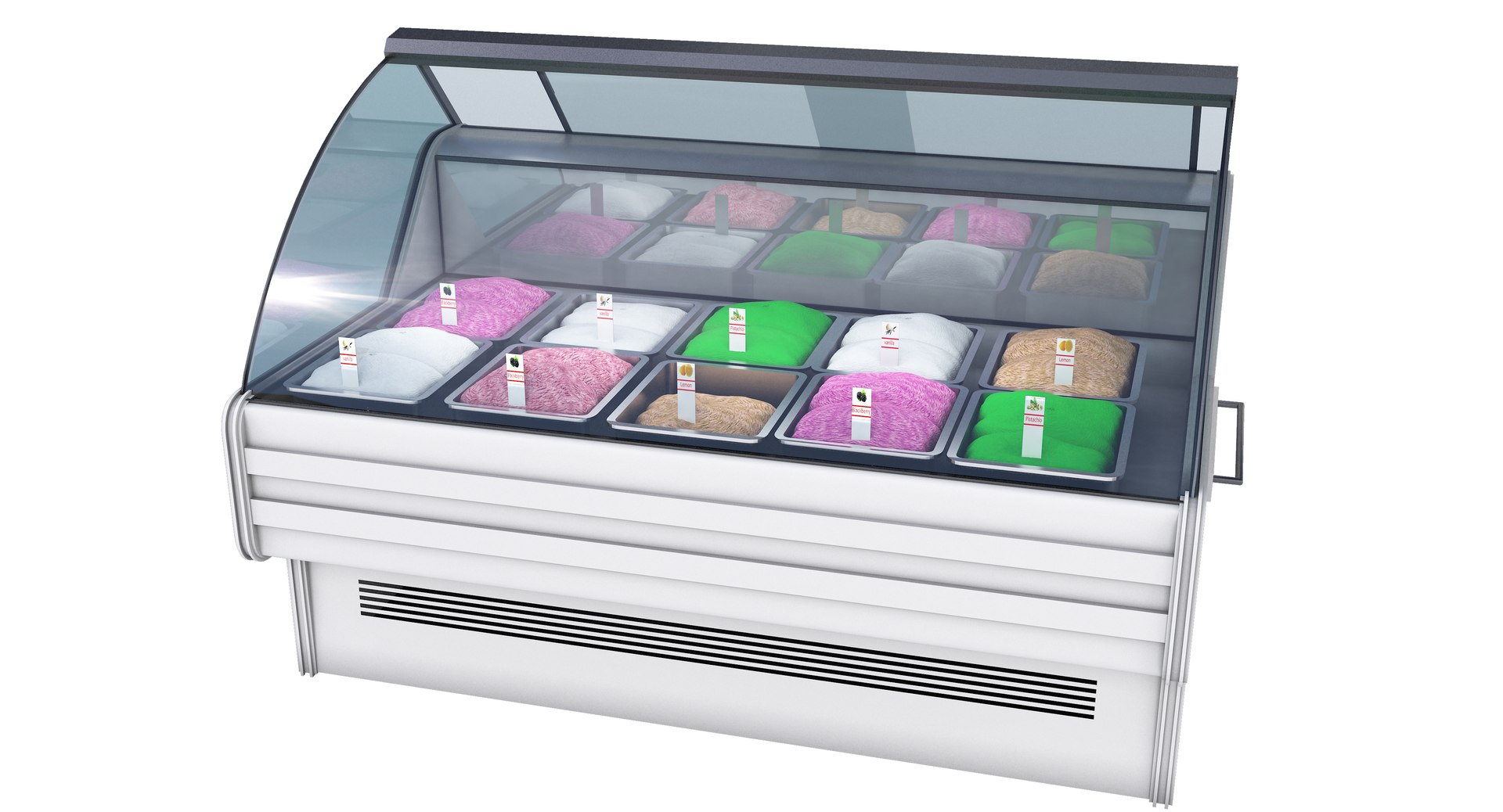 Gelato Case Ice 3D Model - TurboSquid 1326618