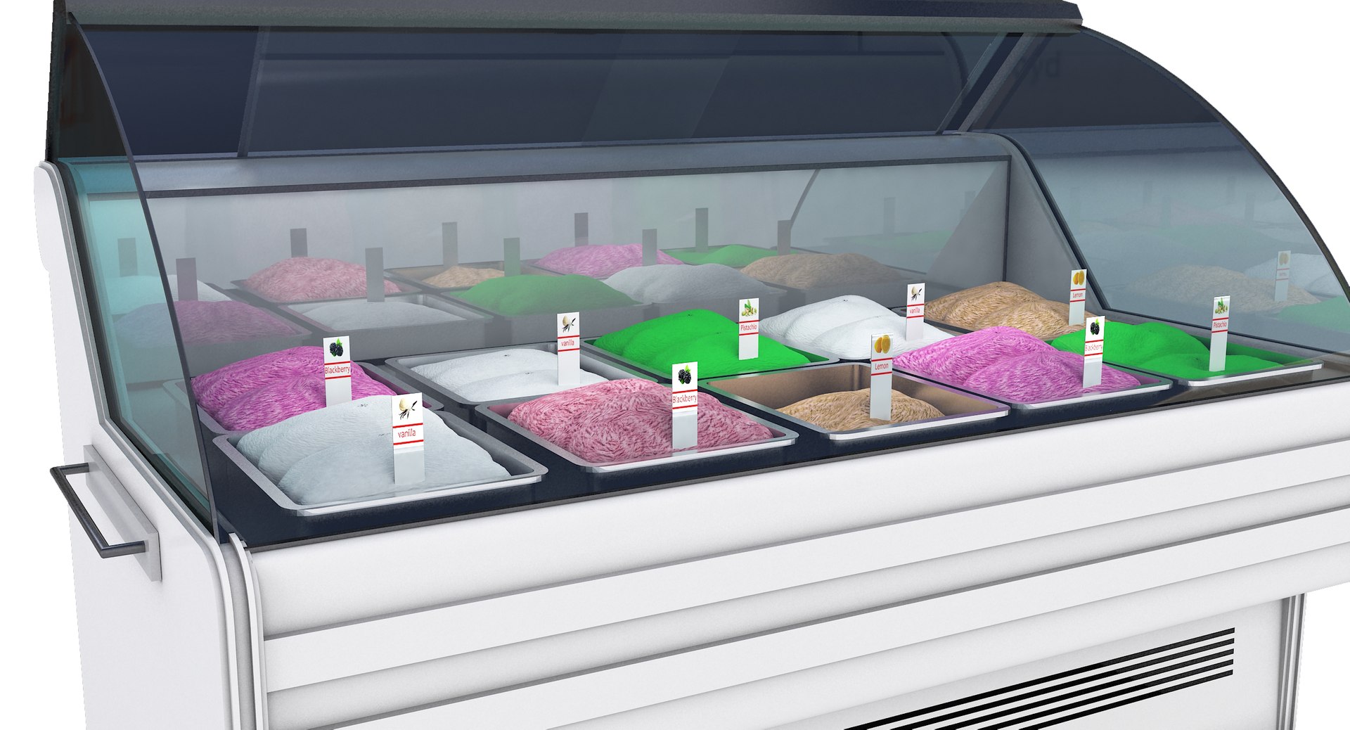 Gelato Case Ice 3D Model - TurboSquid 1326618