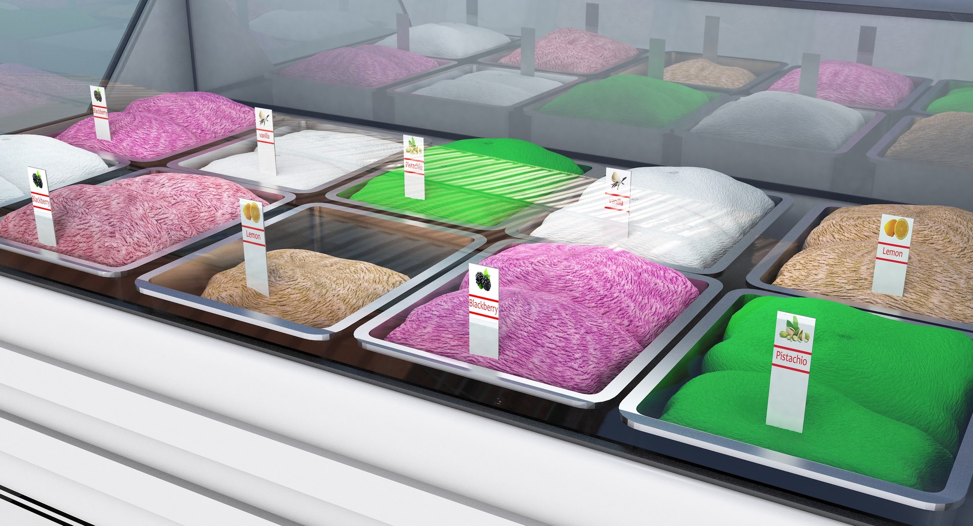 Gelato Case Ice 3D Model - TurboSquid 1326618